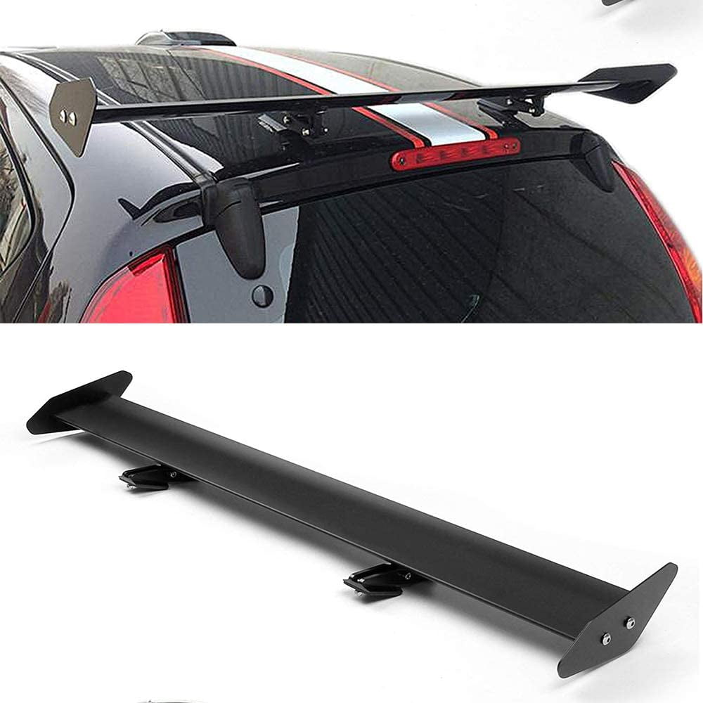 ECCPP Black Universal Aluminum Spoiler Wing Rear Car Trunk Spoiler Wing ...