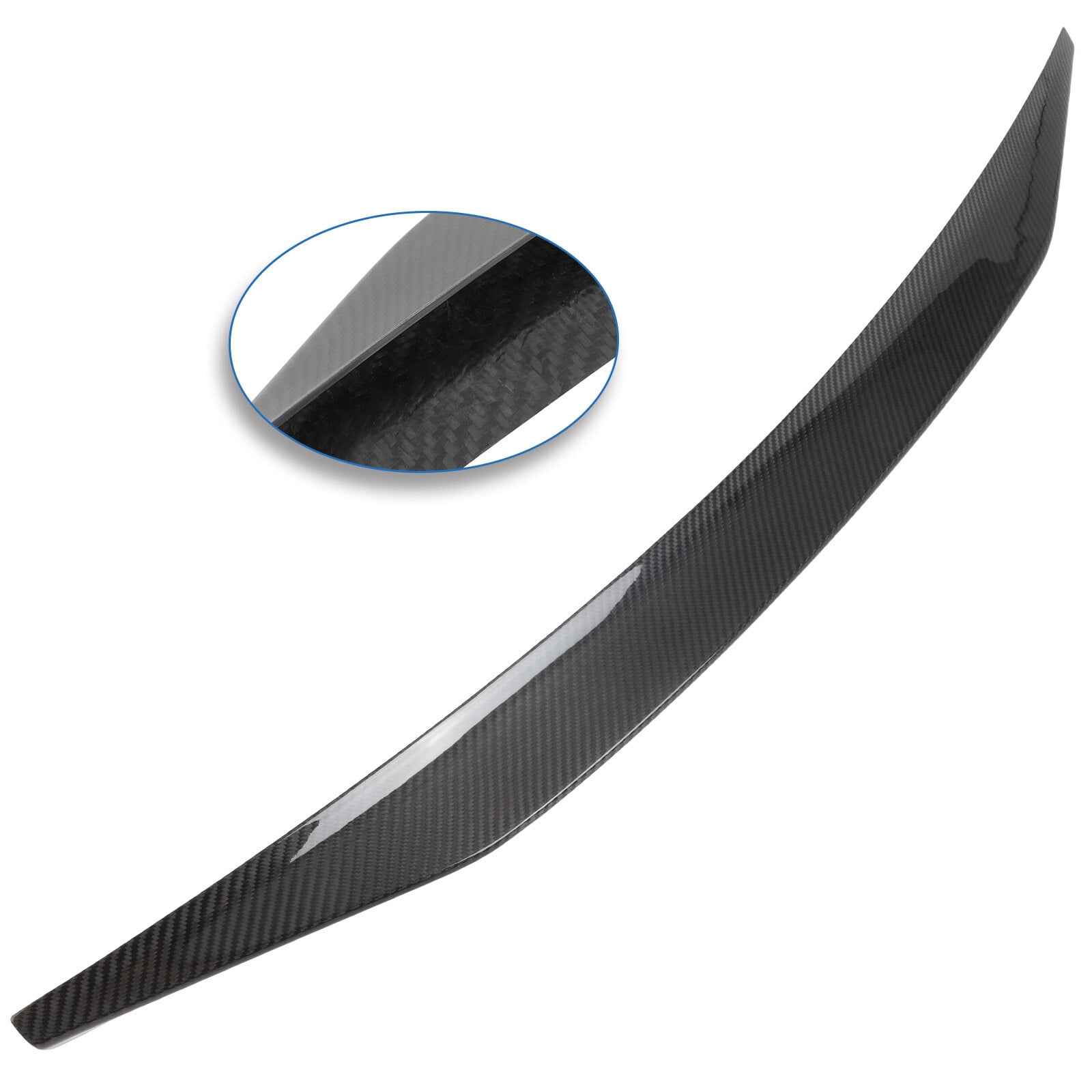ECCPP CAT Style Ducktail Rear Trunk Spoiler Wing Carbon Fiber fit for ...