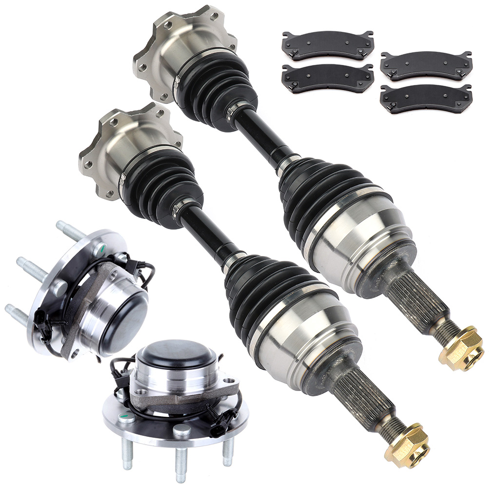 ECCPP CV Axle Drive Shafts Brake rotor Kit Replacement for Chevrolet ...