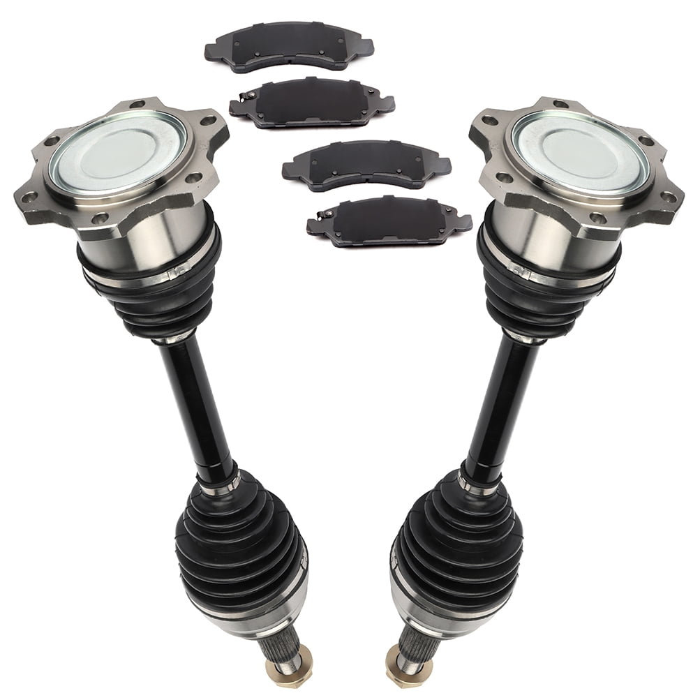 ECCPP CV Axle Drive Shafts Brake rotor Kit Replacement for Chevy Tahoe ...