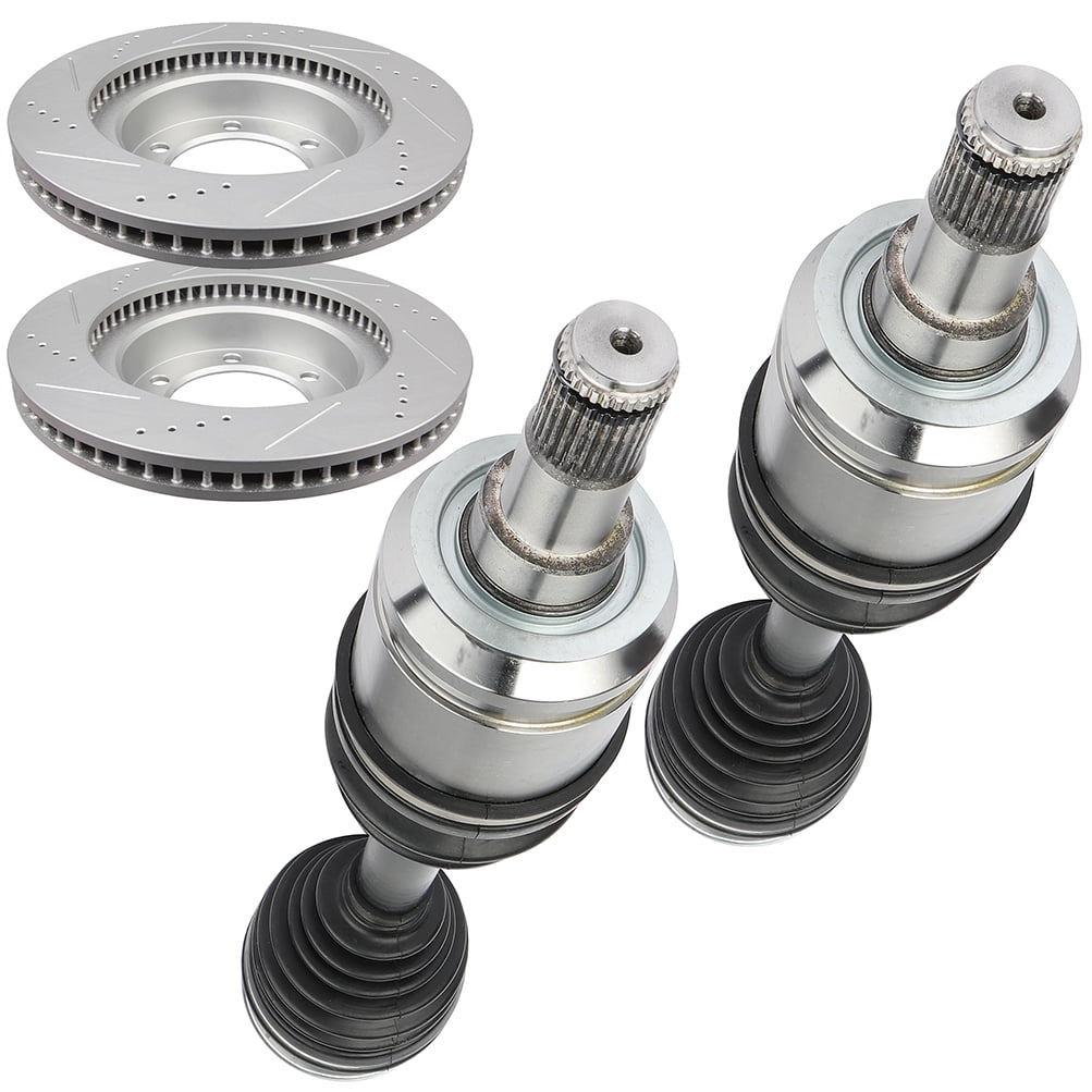 ECCPP CV Axle Drive Shafts Brake rotor Kit Replacement for Toyota FJ ...