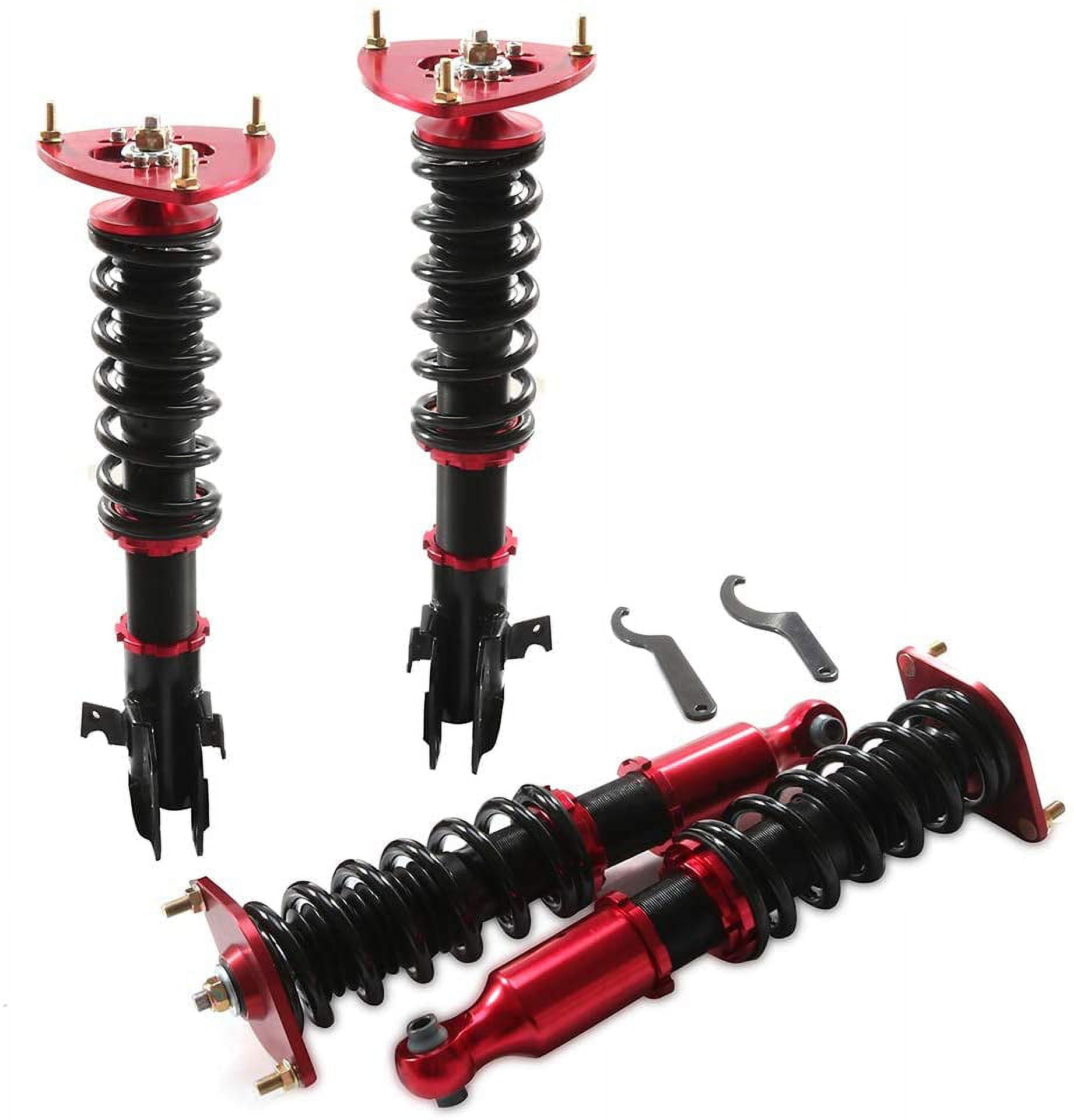 ECCPP Coilover Struts Spring Shocks Adjustable Coilovers Suspension ...