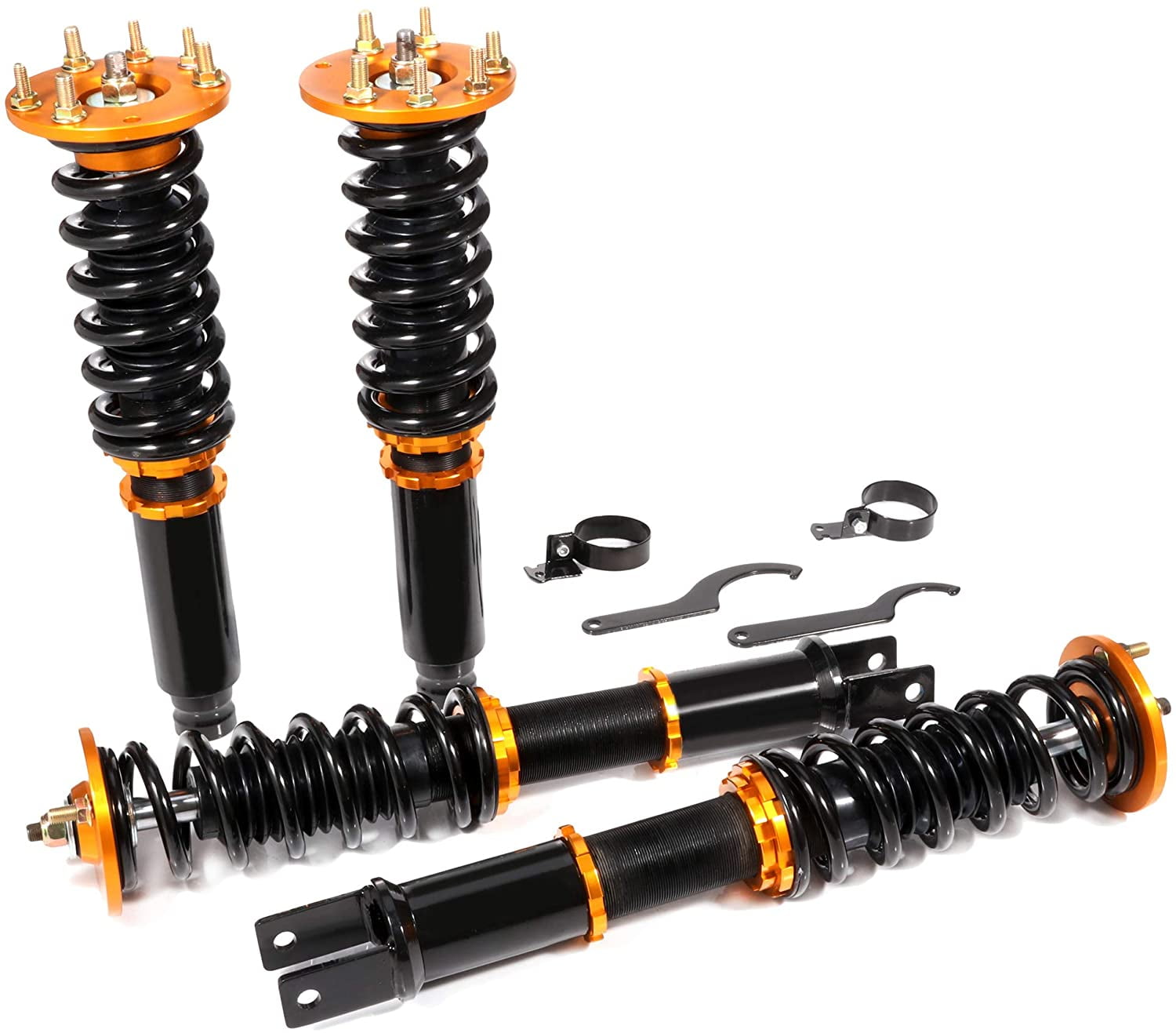 ECCPP Coilover Struts Spring Shocks Adjustable Coilovers Suspension ...