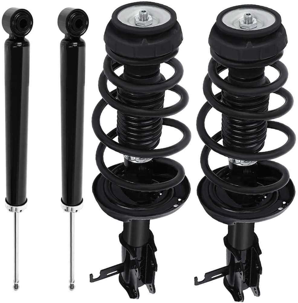 ECCPP Complete Struts Front and Rear Pair Strut Spring Assembly Shock ...