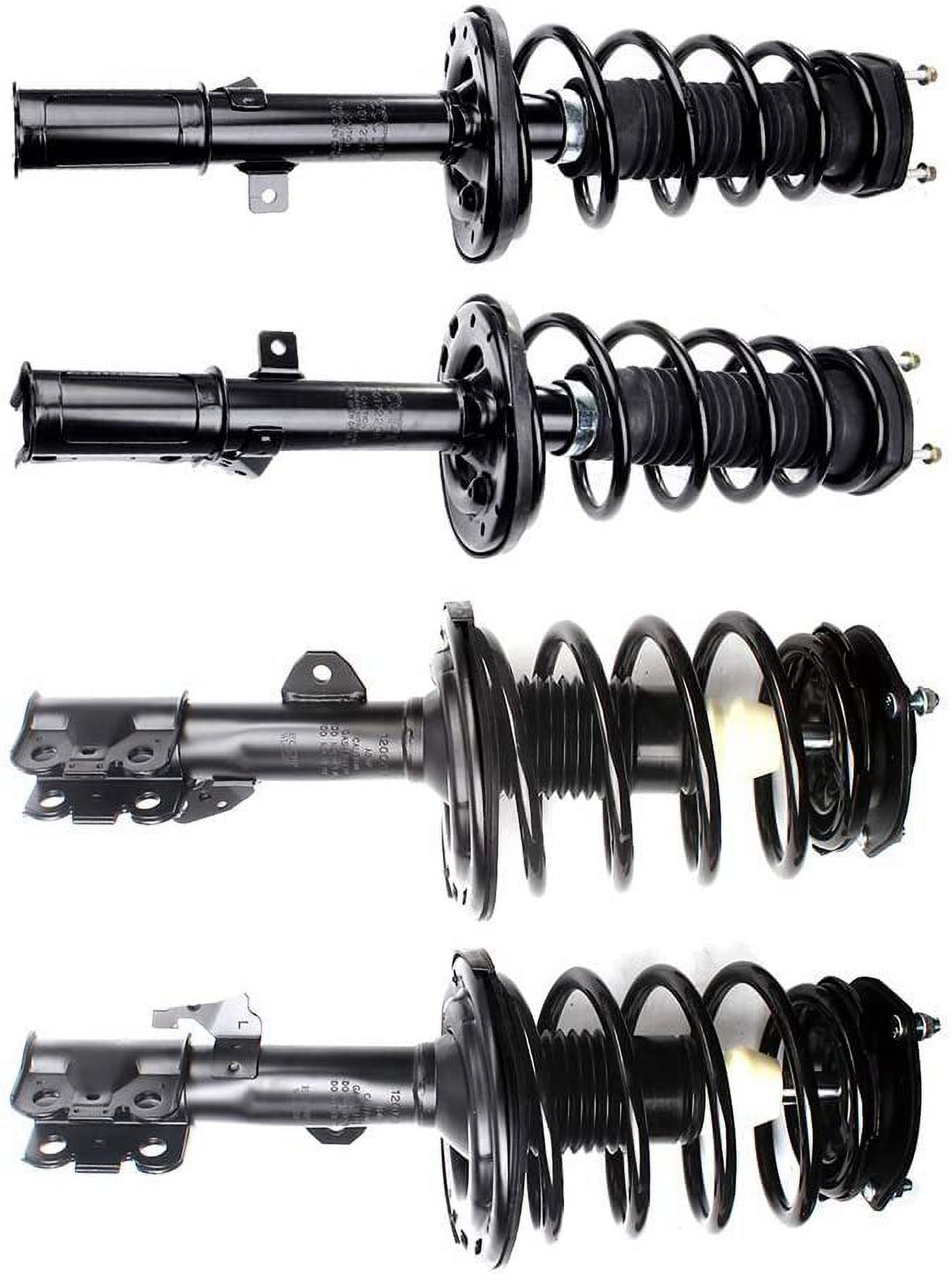 ECCPP Complete Struts Spring Assembly Front Rear Struts Shock Absorber ...