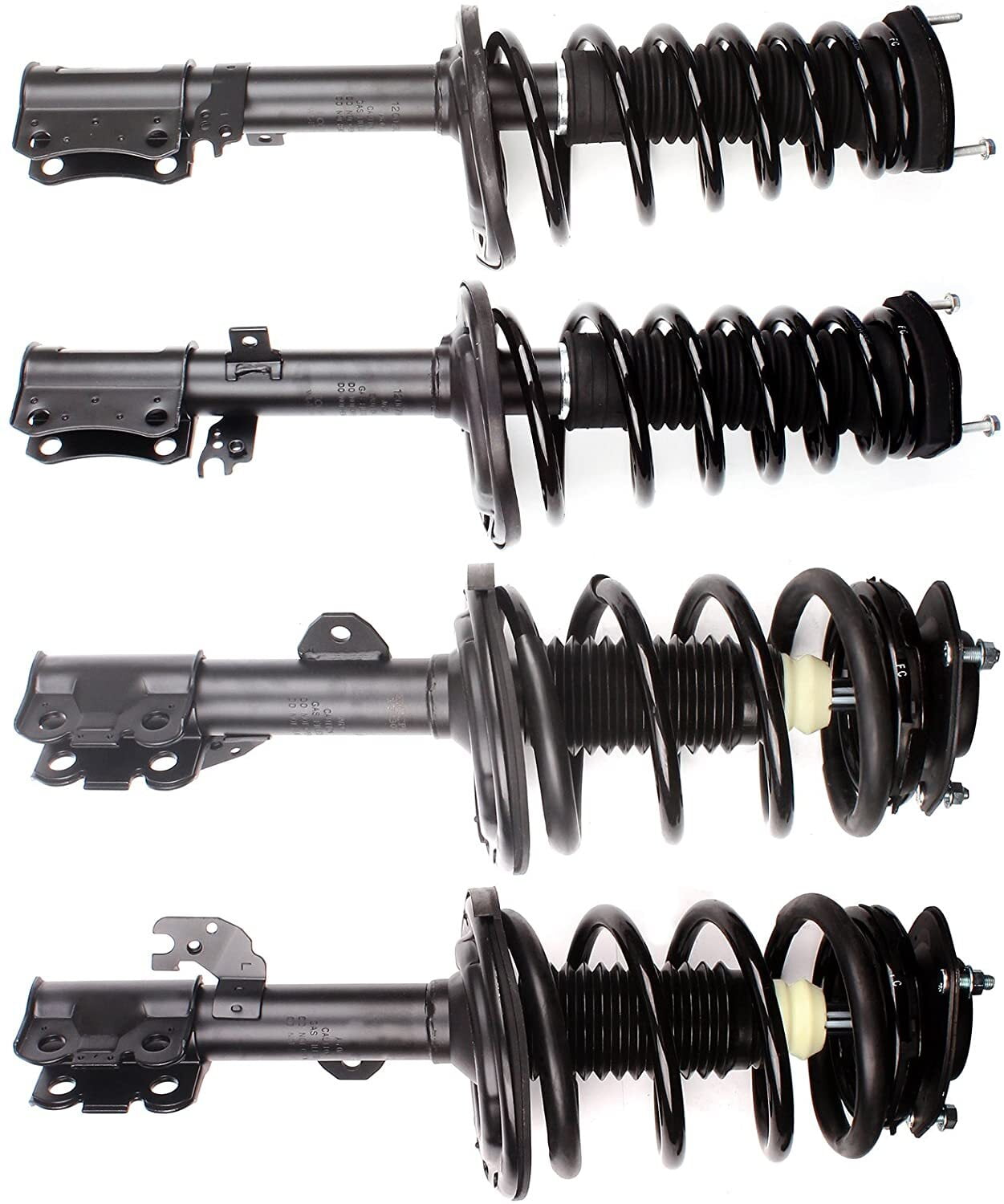 Eccpp Complete Struts Spring Assembly Front Rear Struts Shock Absorber