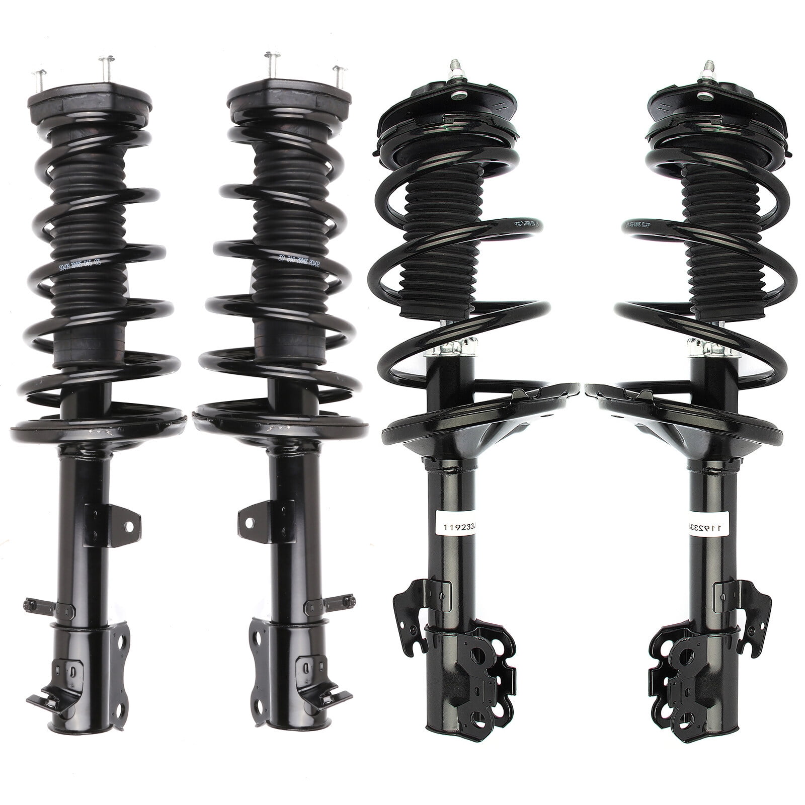 Eccpp Complete Struts Spring Assembly Front And Rear Struts Shock Coil