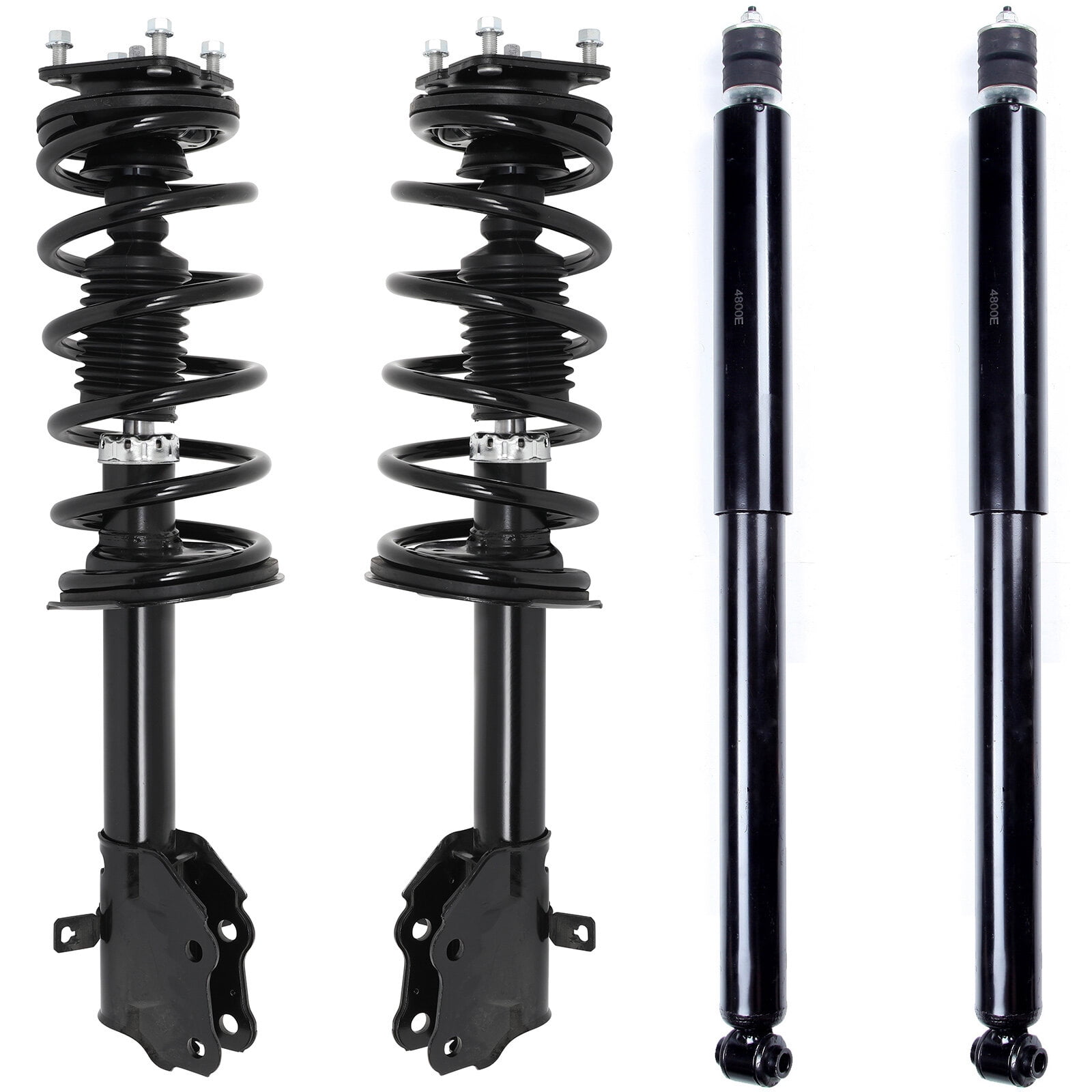 Eccpp Complete Struts Spring Assembly Front And Rear Struts Shock Coil