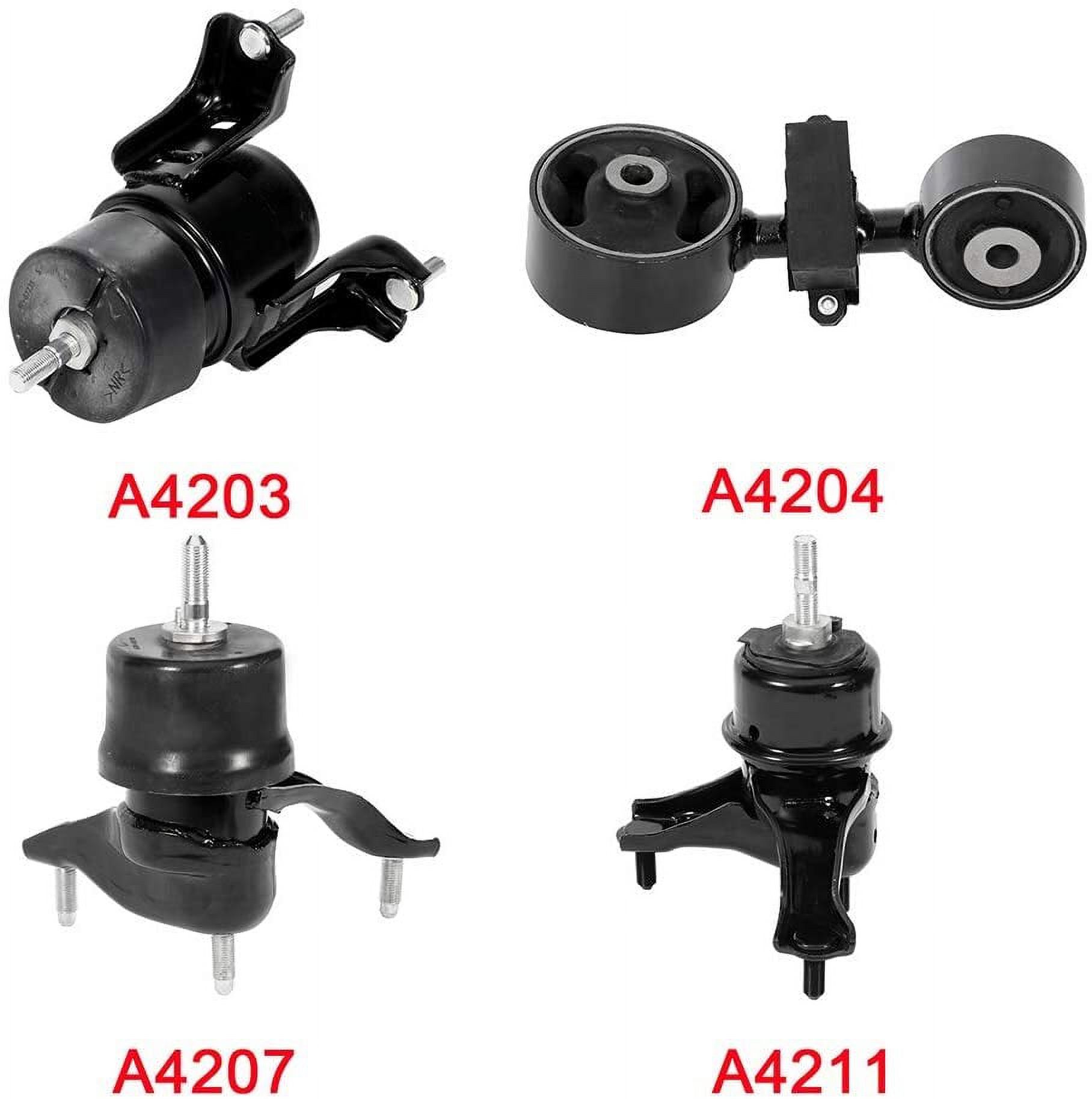 ECCPP Engine Motor A6502 A6520 Set of 2 Fit for Acura Integra 94-01 1 ...