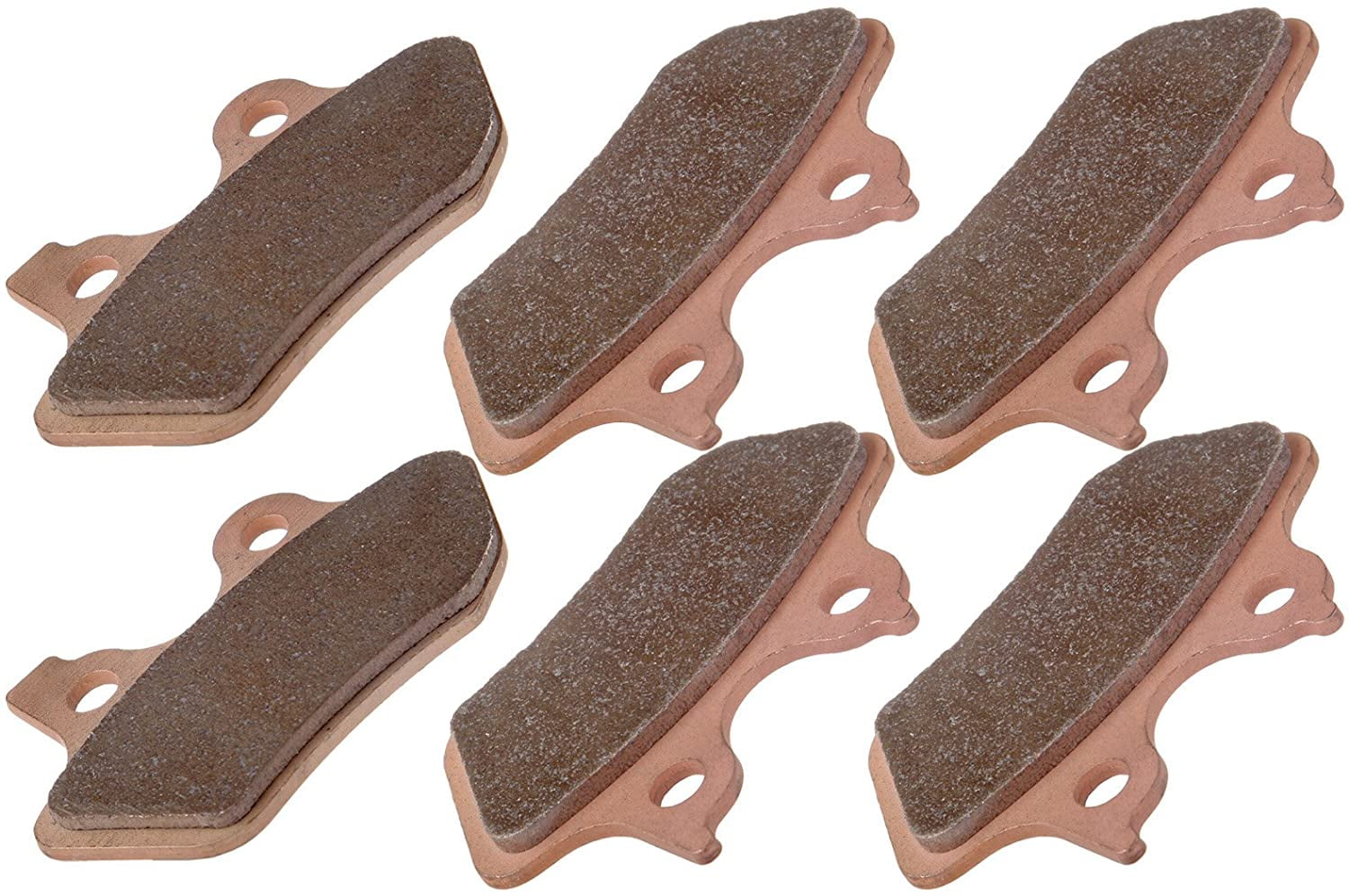 ECCPP FA400 Brake Pads Front and Rear Sintered Replacement Brake Pads ...
