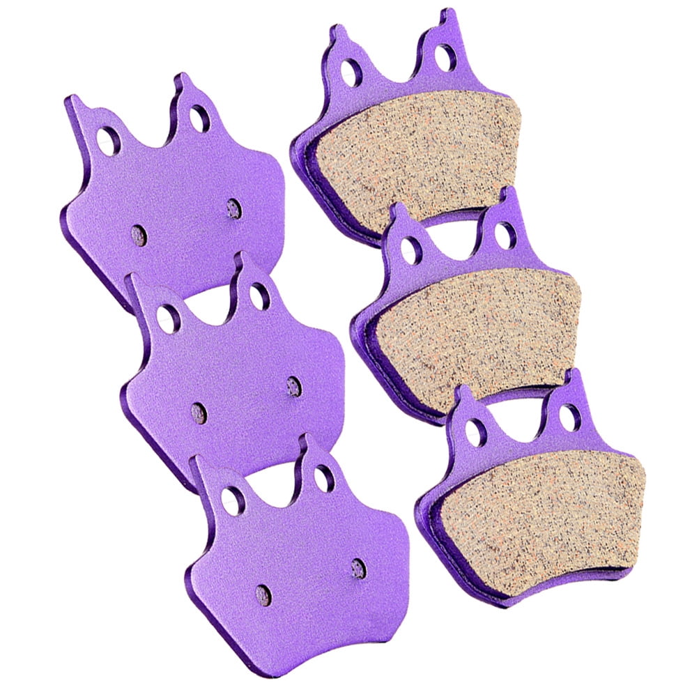 ECCPP FA400 Front and Rear Carbon Fiber Replacement Brake Pads Kits Fit ...