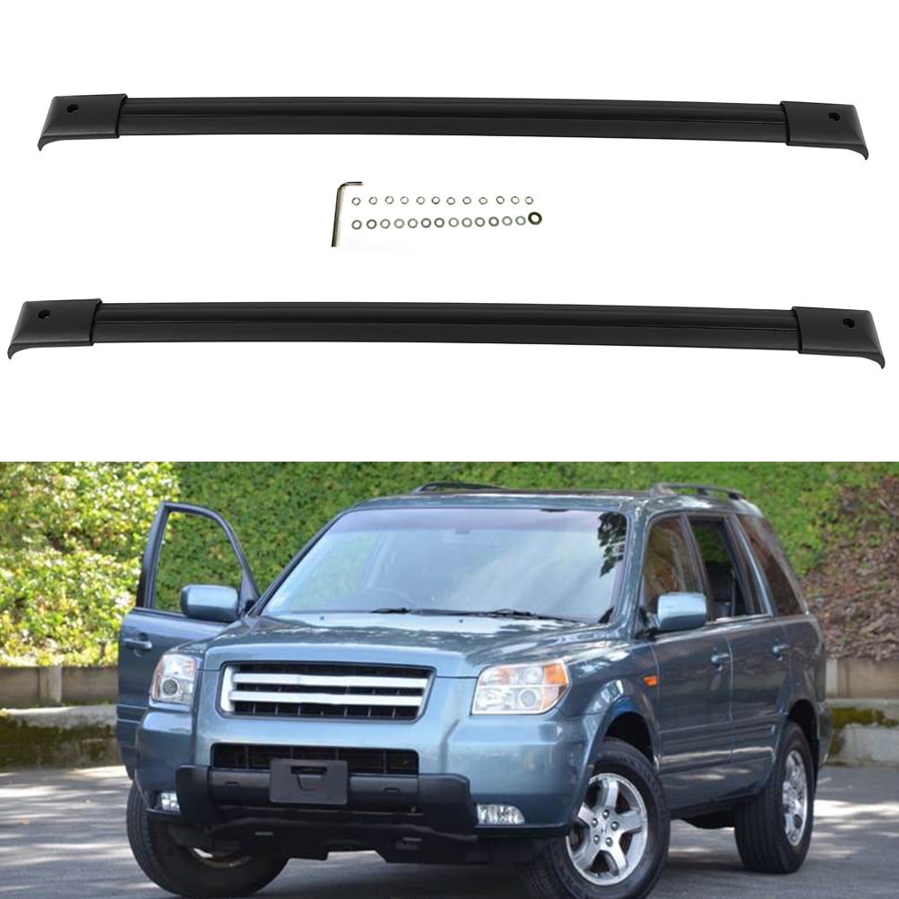 ECCPP Fit For Honda Pilot 2003-2007 Black Roof Top Rack CrossBar ...