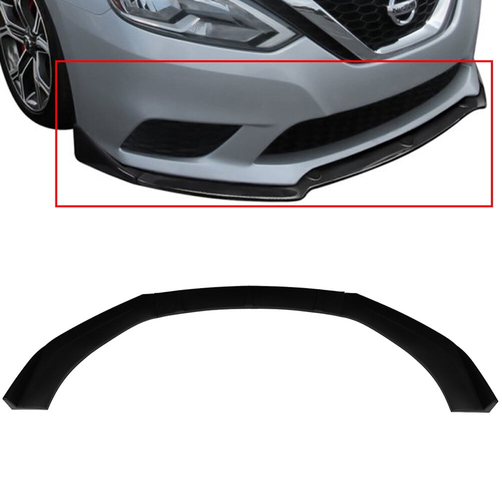 ECCPP Front Bumper Lip PP Universal Fit for Most cars Front Lip Spoiler ...
