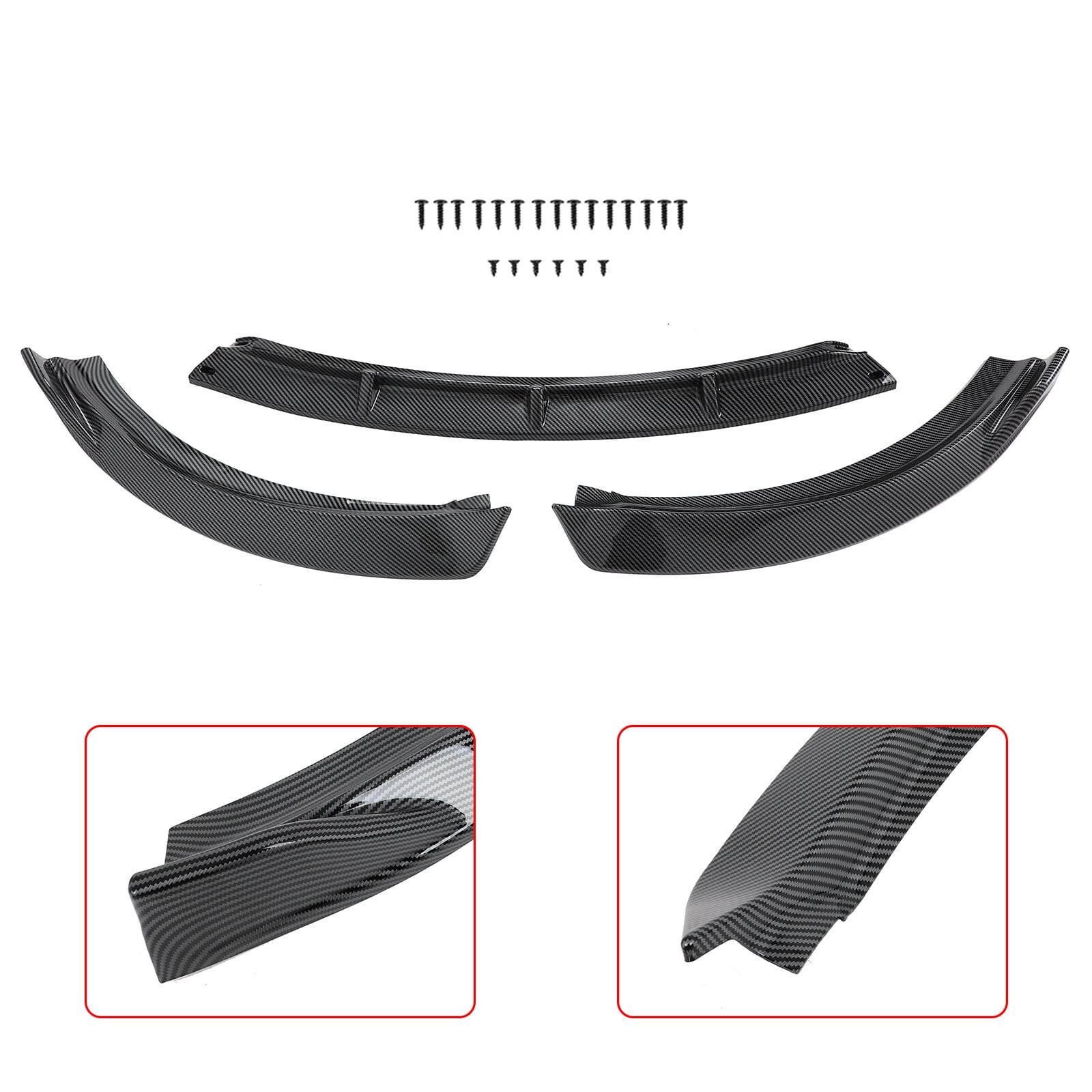 ECCPP Front Bumper Lip PP fit for 2010-2013 for Kia Forte/Forte5 Front ...