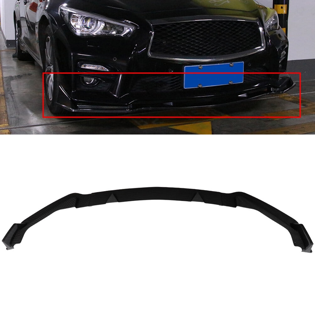 ECCPP Front Bumper Lip PP fit for 2014-2017 for Infiniti Q50 Base Front ...