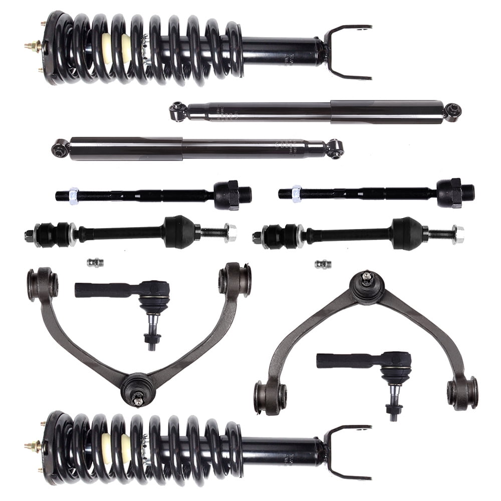 ECCPP Front Strut Spring Assembly, Rear Shock Absorber, Control Arm and ...