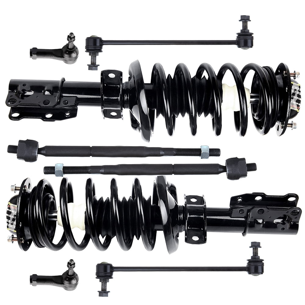 ECCPP Front Strut Assembly, Tie Rod, Stabilizer Bar Link Kit for ...