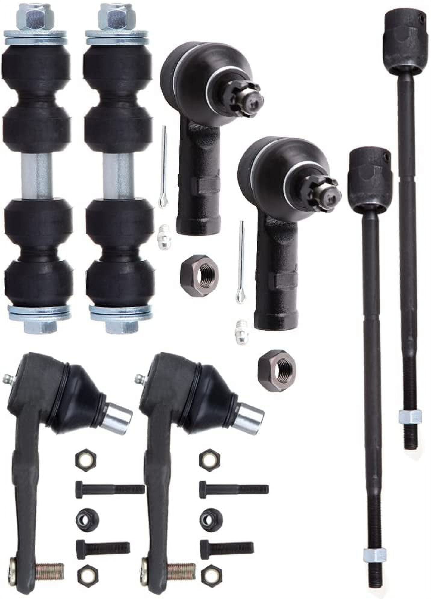 ECCPP Front Suspension Kit Inner Outer Tie Rod Ends Lower Ball Joints ...
