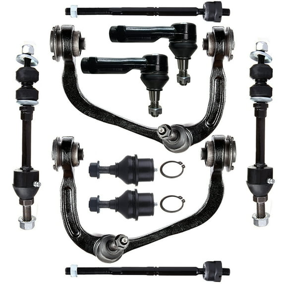 ECCPP Front Sway Bar End Link Inner Tie Rod End Lower Ball Joint Outer ...