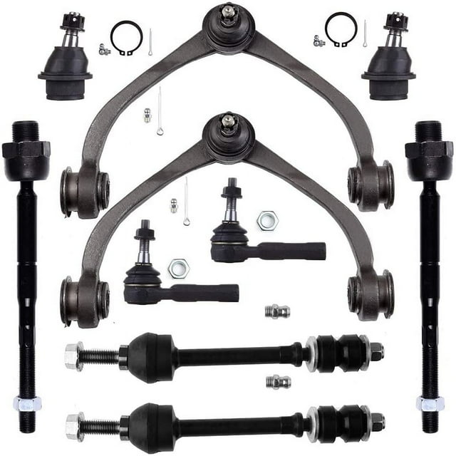 ECCPP Front Sway Bar End Link Inner Tie Rod End Lower Ball Joint Outer Tie Rod End Upper Control ...