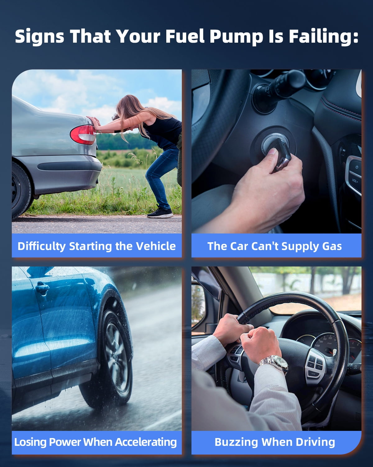 ECCPP Fuel Pump, Module Assembly fit 2011-2019 for Dodge Durango,2011 ...