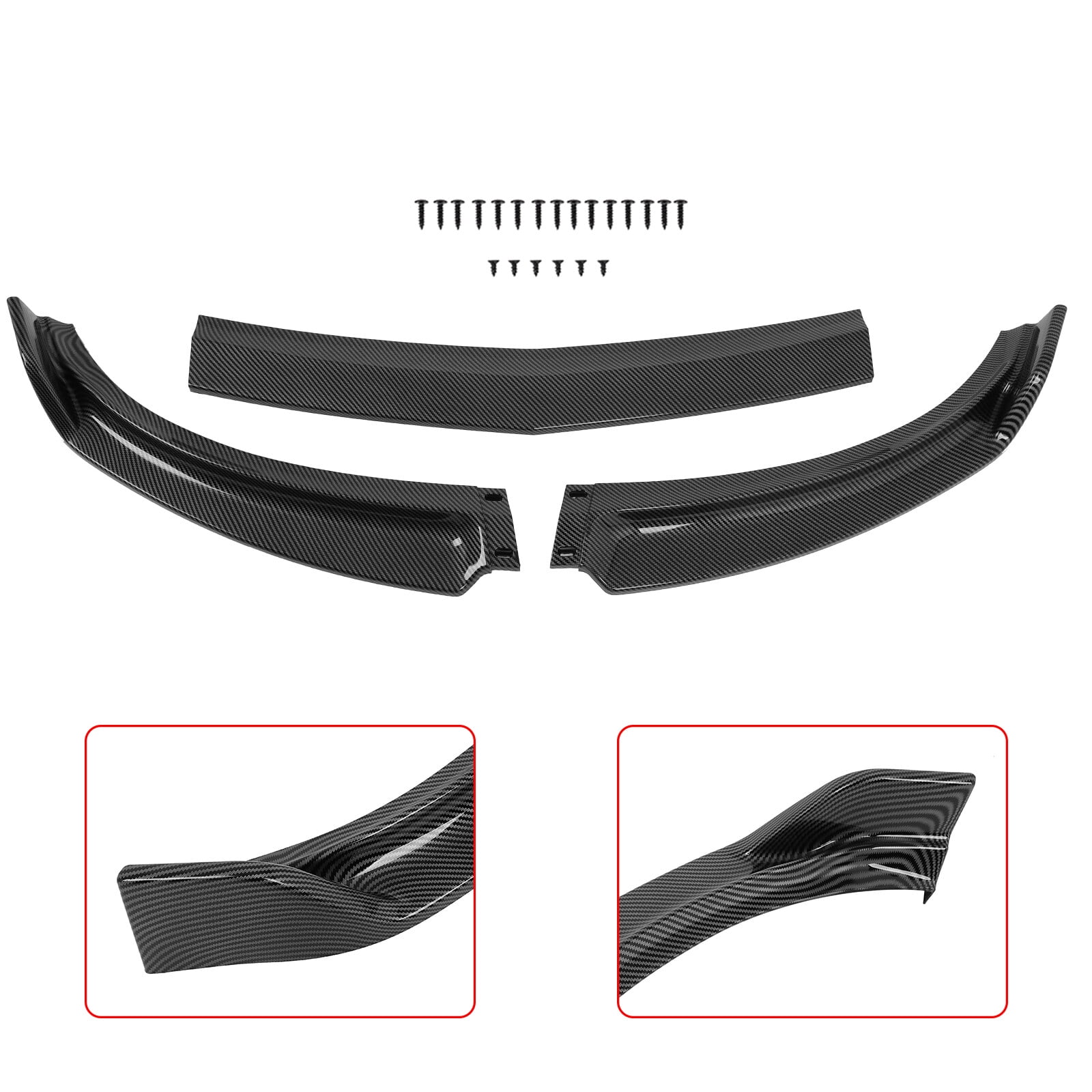ECCPP GT-Style Front Bumper Lip PP fit for 2007-2009 for Infiniti G35 ...
