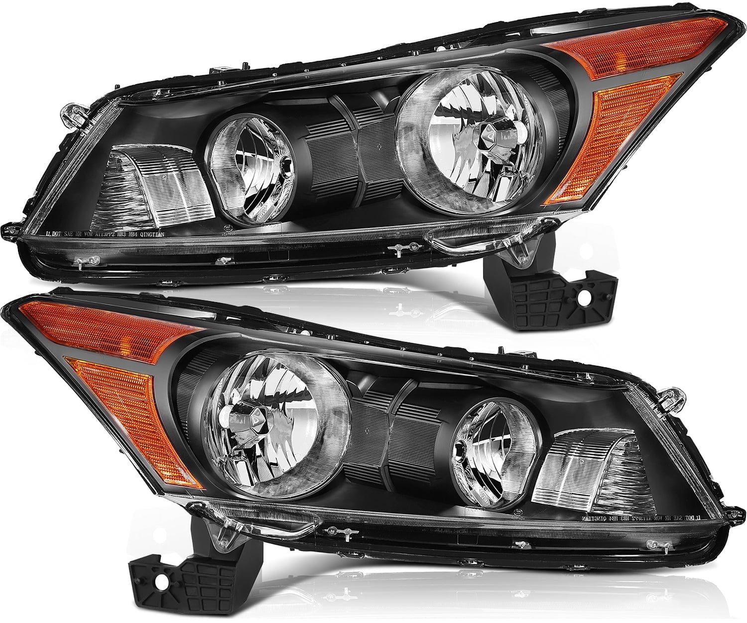 ECCPP Headlight Assembly Direct Replacement For Honda Accord 2008-2012 ...
