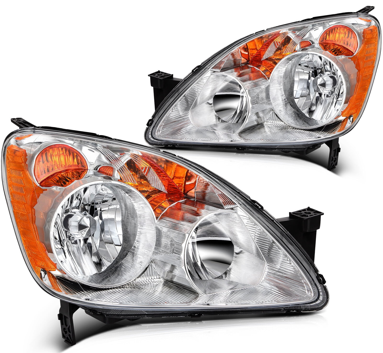 ECCPP Headlight Assembly Driver And Passenger Side for HONDA CR-V 2005 ...