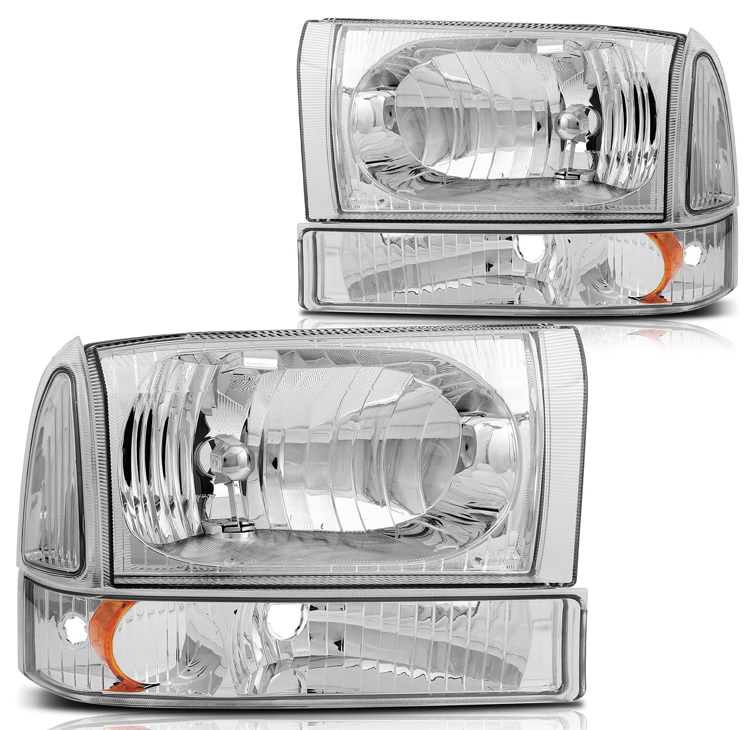ECCPP Headlight Assembly for Ford For Excursion 2000-2004,For Ford For ...