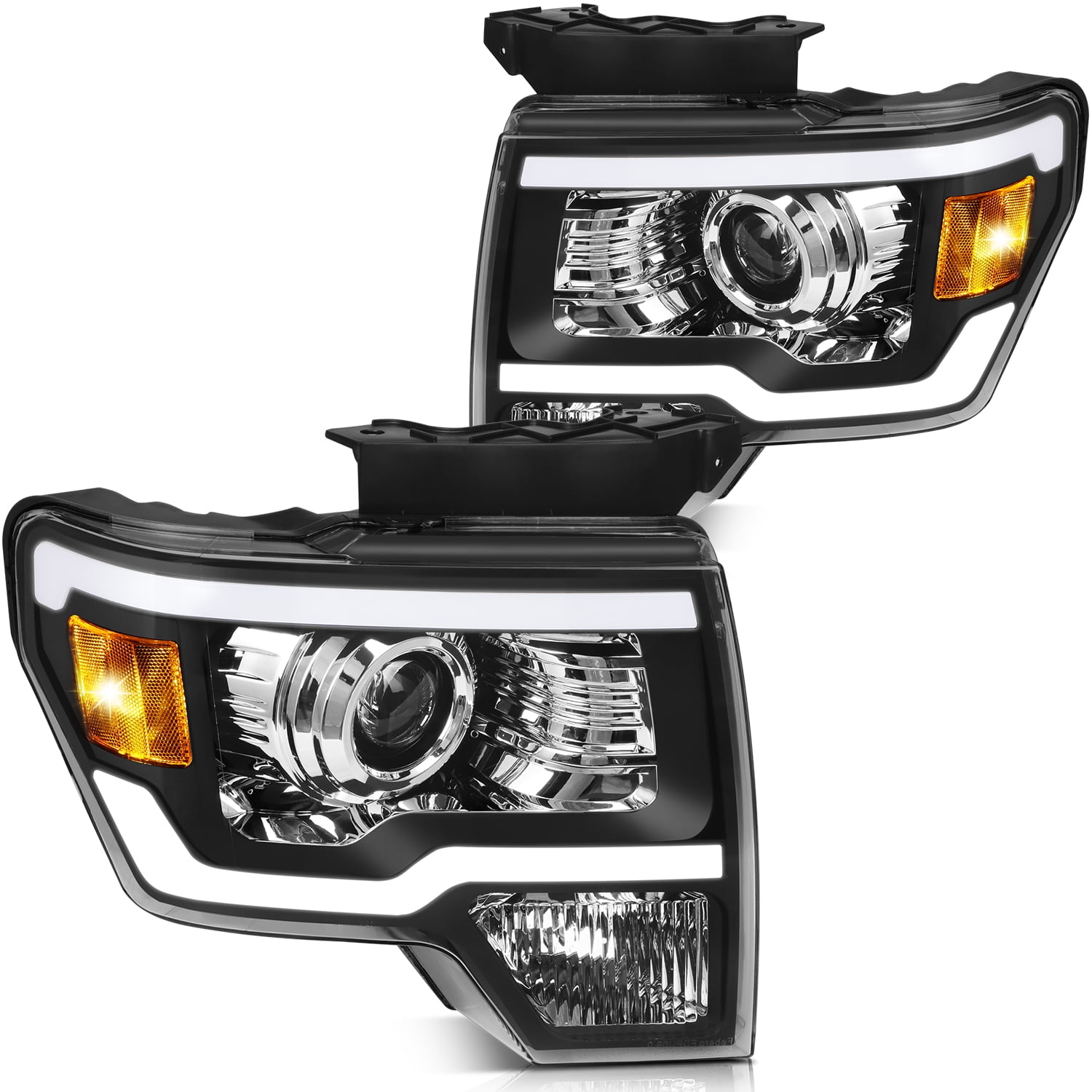 ECCPP Headlight Assembly for Ford For F-150 2009-2014 Driver and ...