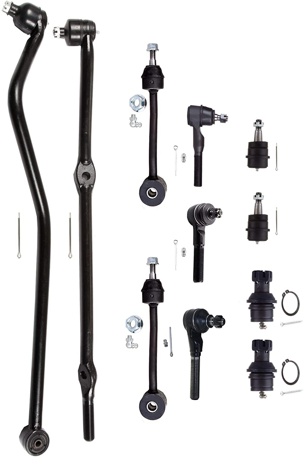 ECCPP Inner Tie Rod Ends Lower Upper Ball Joints Outer Tie Rod Ends ...