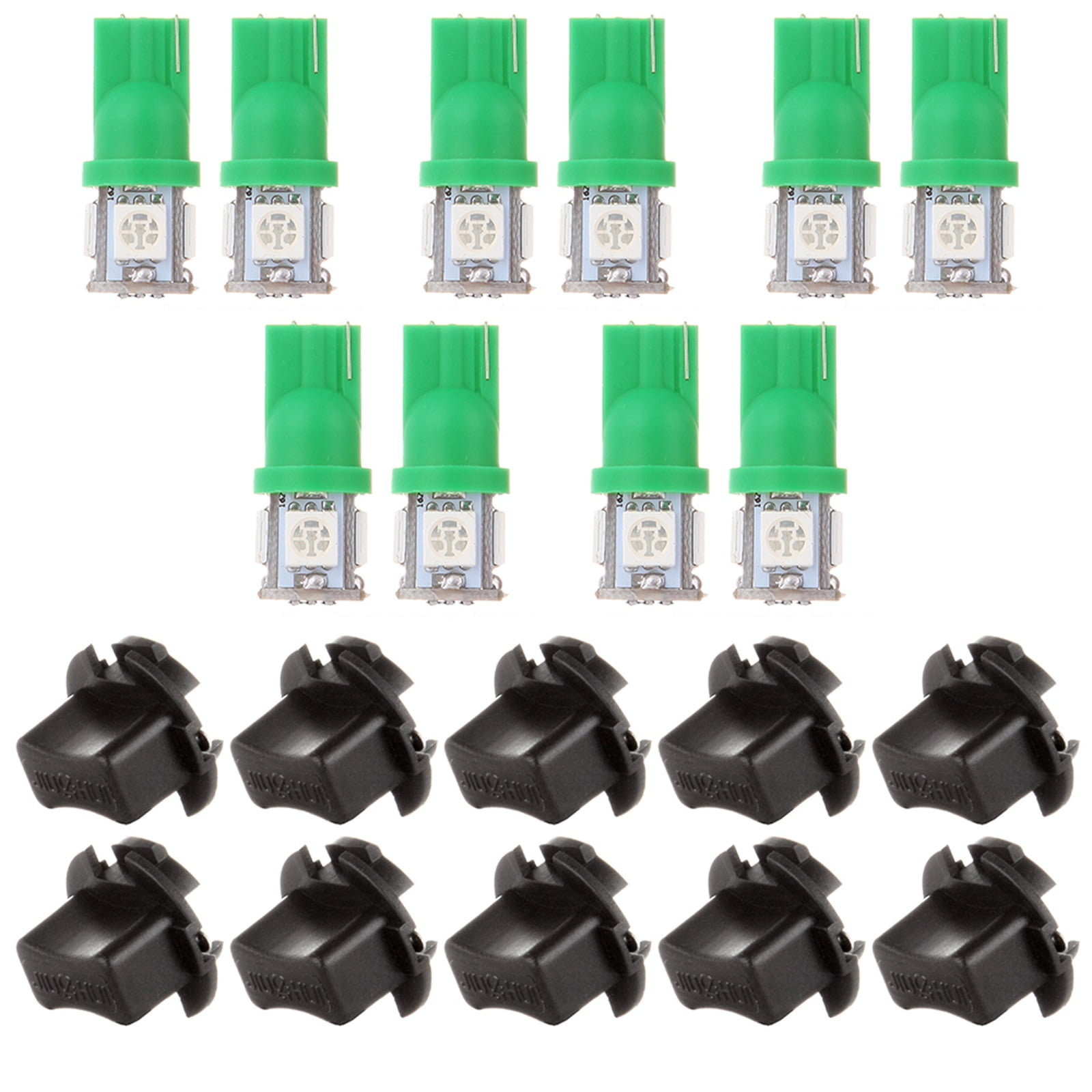ECCPP Instrument Cluster Dash Panel Lights with Twist Lock Socket T10 5 ...