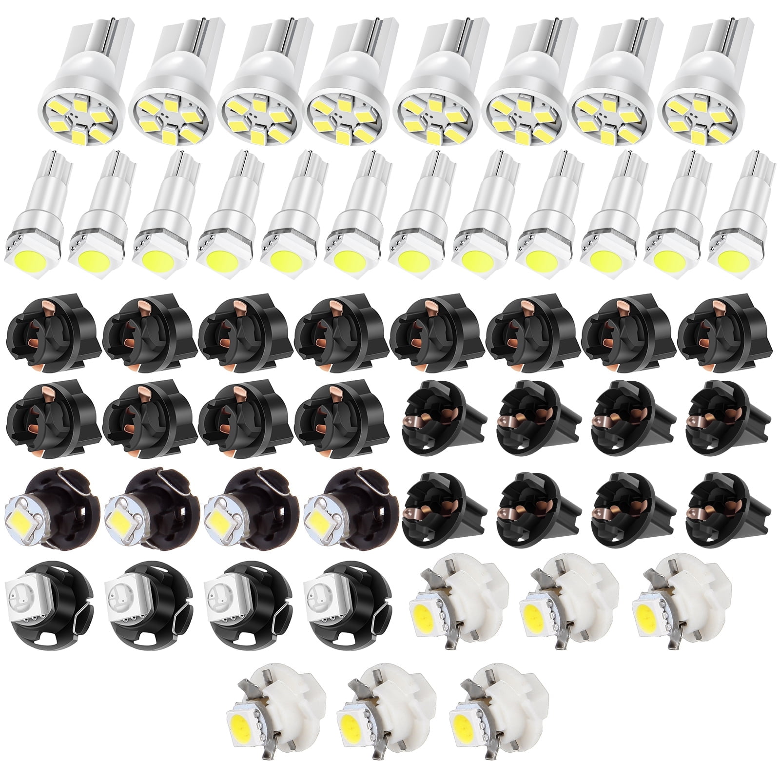 ECCPP Instrument Panel Lights with Twist Lock Socket T10-6-3020-SMD ...