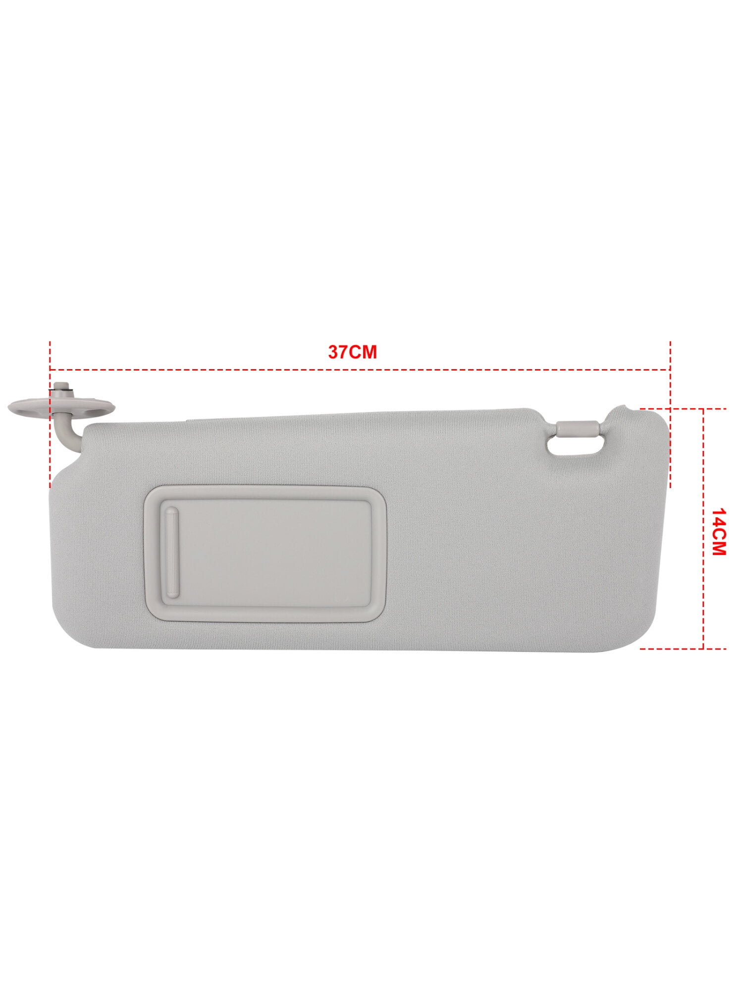 ECCPP Left Driver Side Sun Visor Assembly Without Sunroof Gray Fits For ...