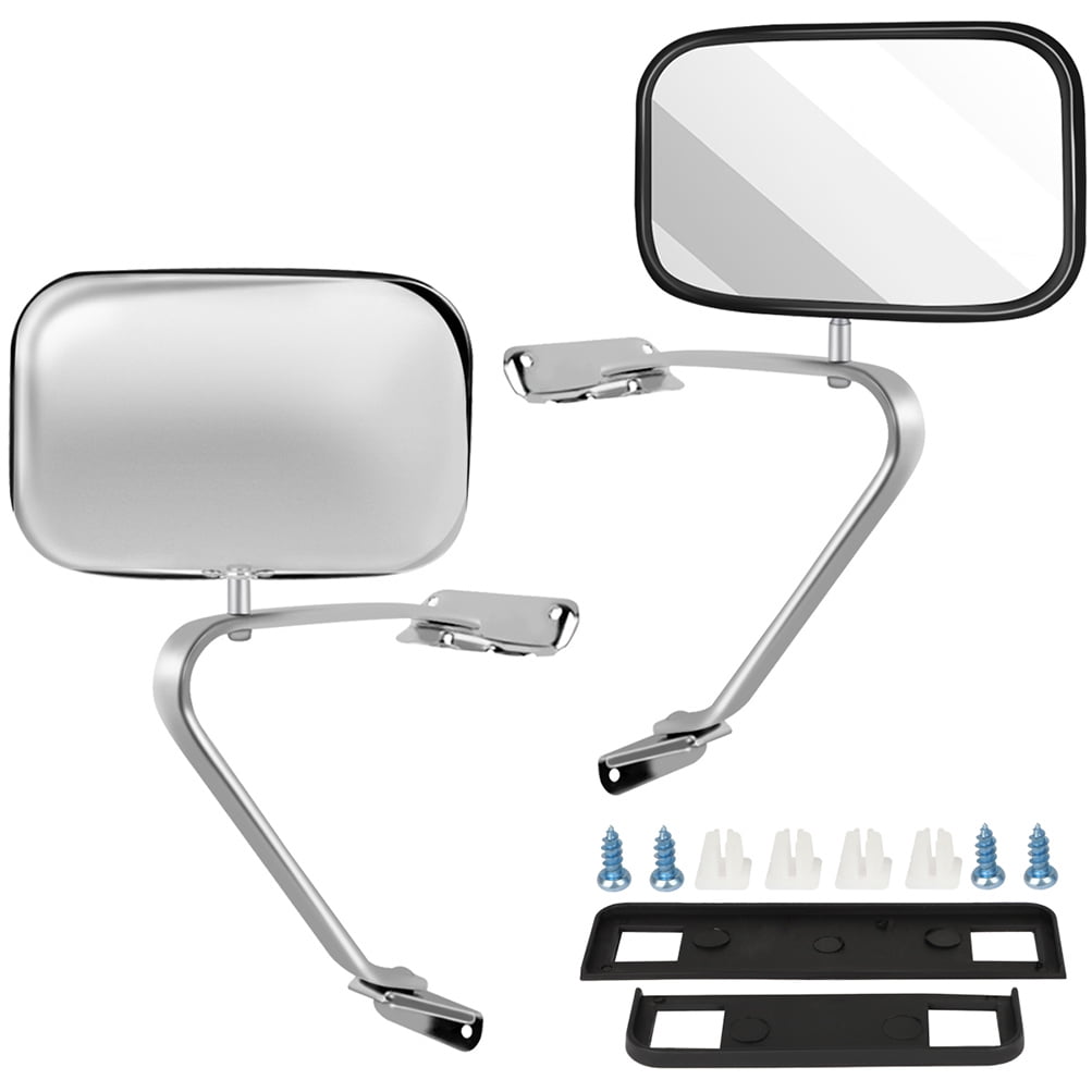 ECCPP Left and Right Side Mirrors Manual Fold Non-heated Fit For 1980 ...