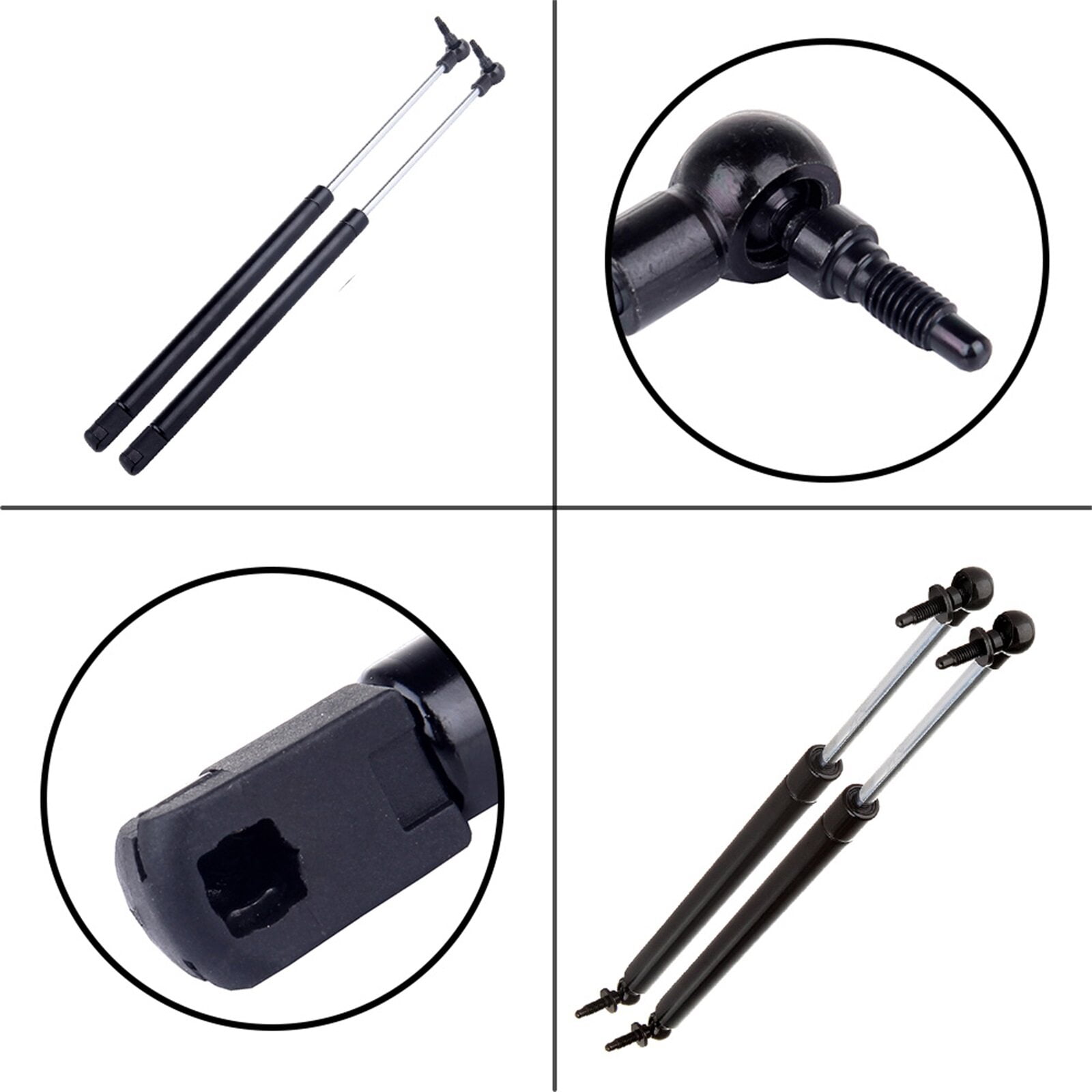 ECCPP Lift Supports Rear liftgate and Rear Window Glass Struts Gas ...