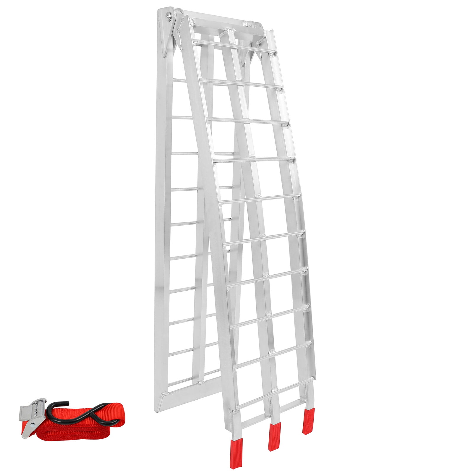 ECCPP Loading Ramp with Support Legs 7.5ft Folding Titan Ramps Aluminum ...