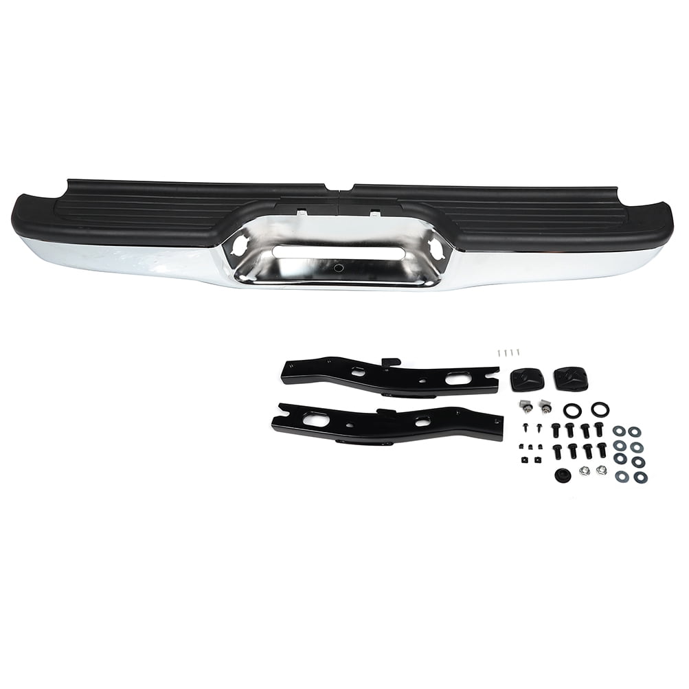 ECCPP NEW Chrome - Complete Rear Steel Bumper for 95-04 Toyota Tacoma ...