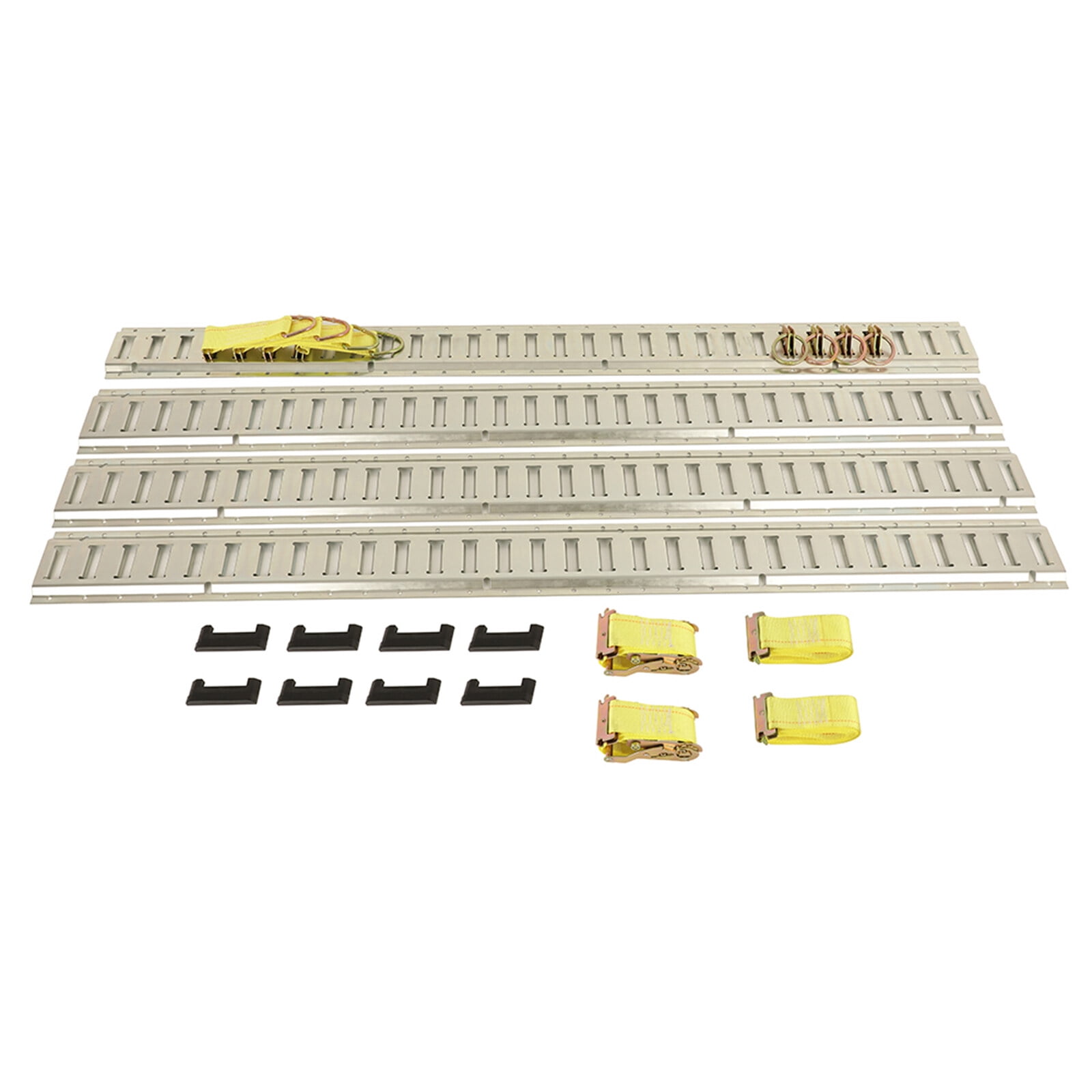 ECCPP NEW E Track Tie Down Kit 22 PCS - 5 E Track Rails Enclosed Cargo ...