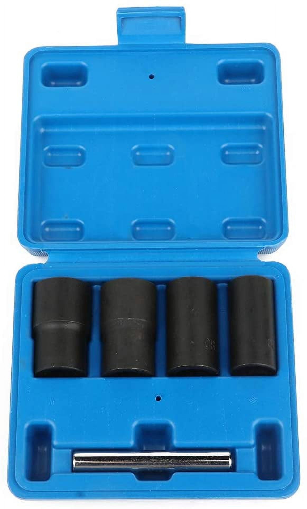ECCPP New Twist Socket Set 5 Piece Metric Lug Nut Extractor Socket Set ...