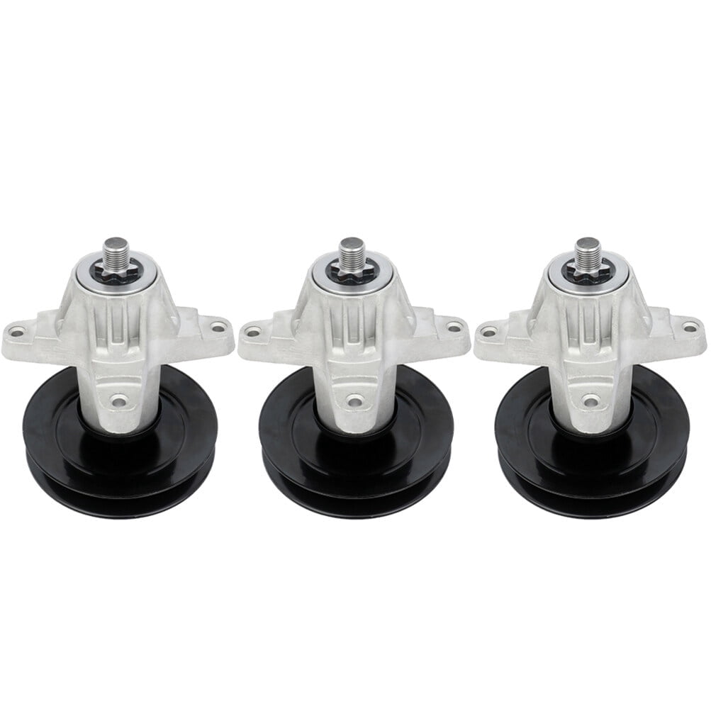 ECCPP Pack of 3 Spindle Assembly w/Pulley Lawn Mower Spindles Replaces ...