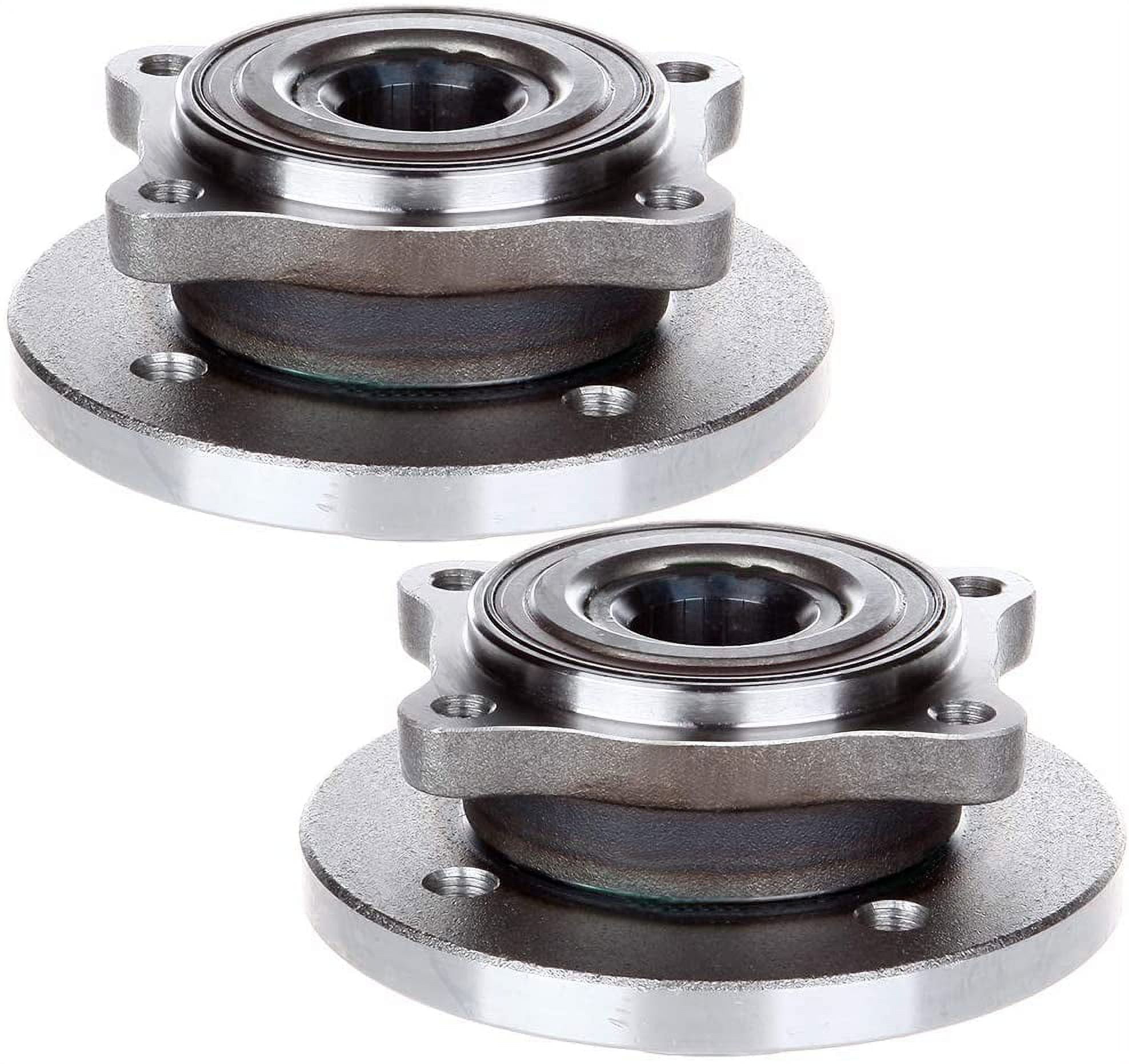 ECCPP Pair of 2 New Complete Front Wheel Hub Bearing Assembly 4 Lugs w ...