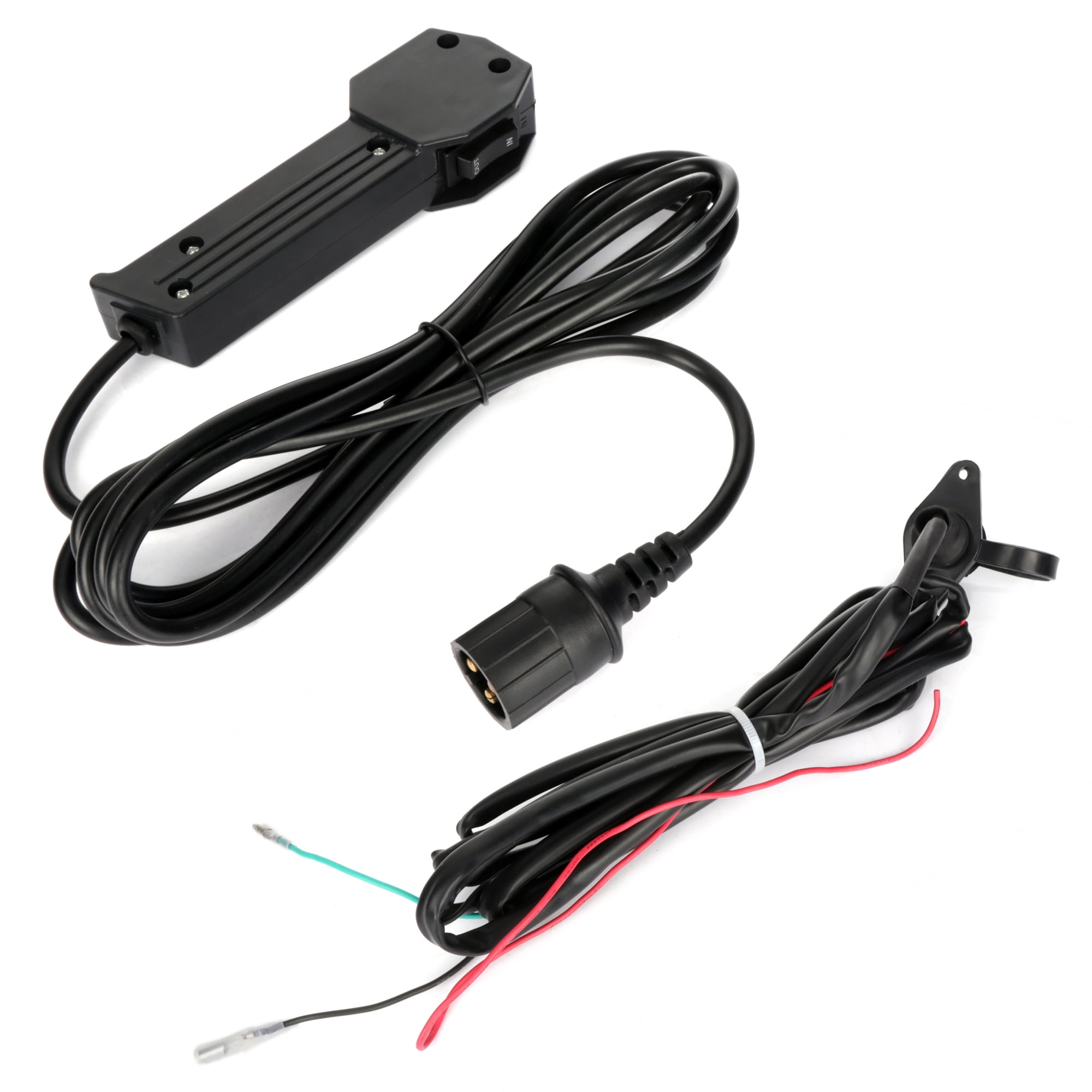 ECCPP Premium ATV/UTV Winch Corded Remote Rocker Switch Waterproof 12V ...