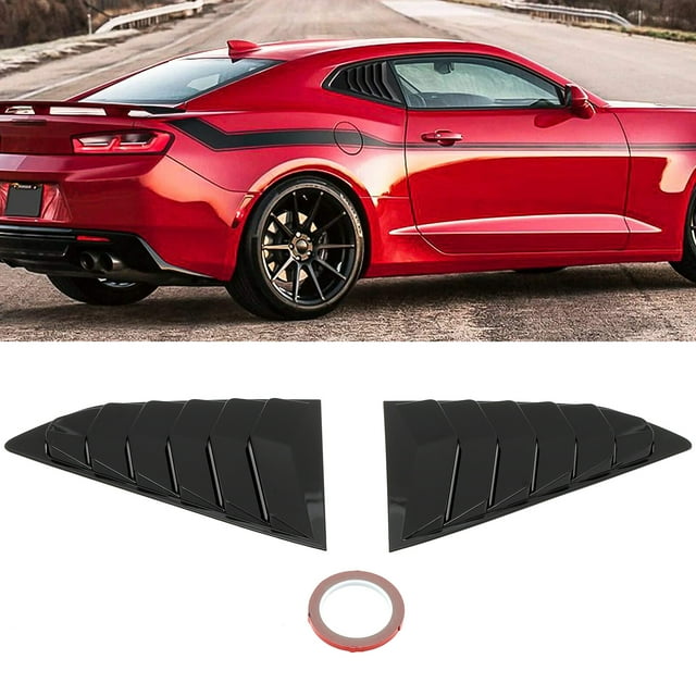 ECCPP Racing Rear Quarter Window Louvers ABS fit for 2016-2020 for ...