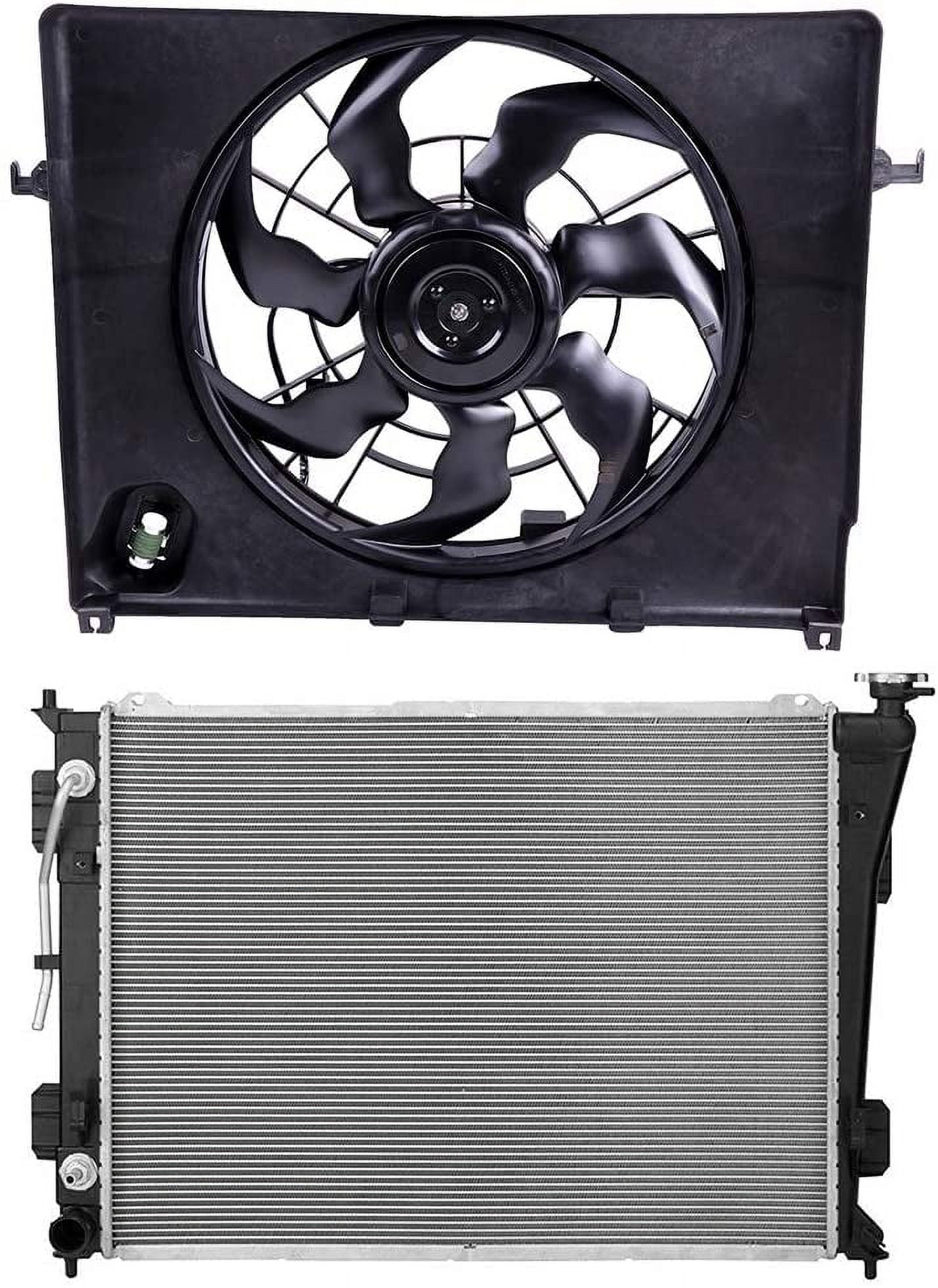 ECCPP Radiator Cooling Fan Assembly Replacement fit for 2011-2014 for ...