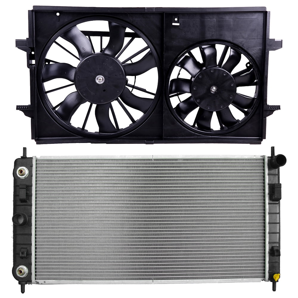 ECCPP Radiator Dual Cooling Fan Assembly Replacement fit for 2008-2012 ...