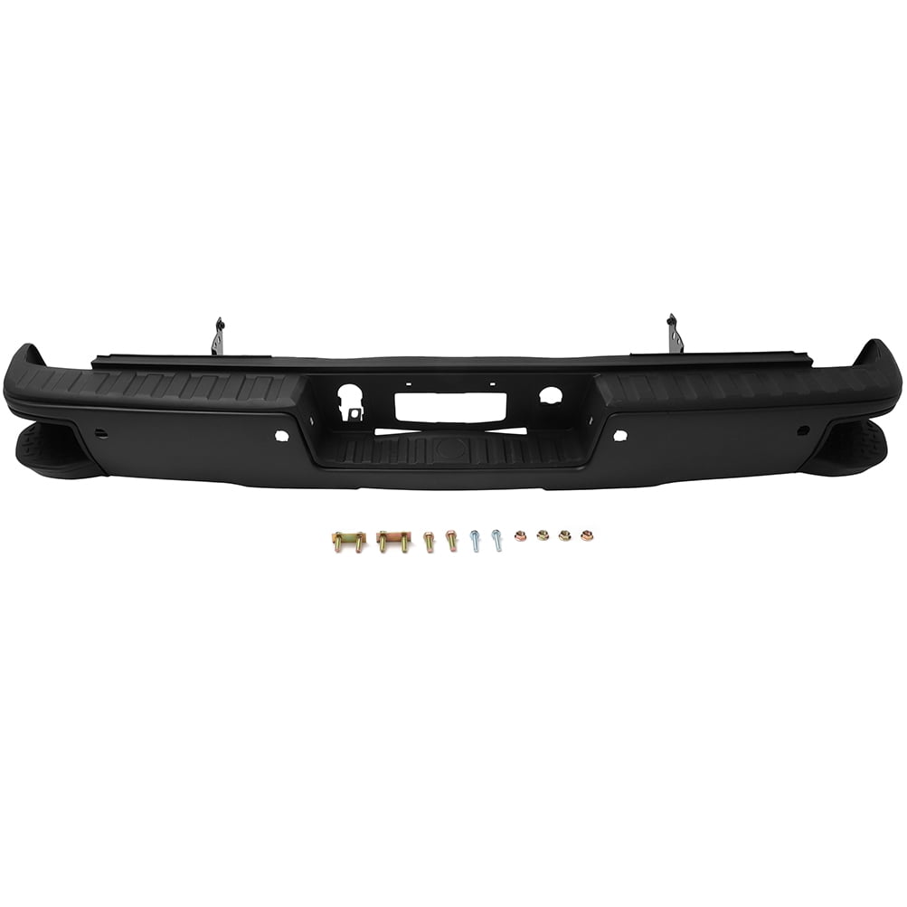 ECCPP Rear Step Bumper Black Compatible for 2014 2015 2016 2017 2018 ...