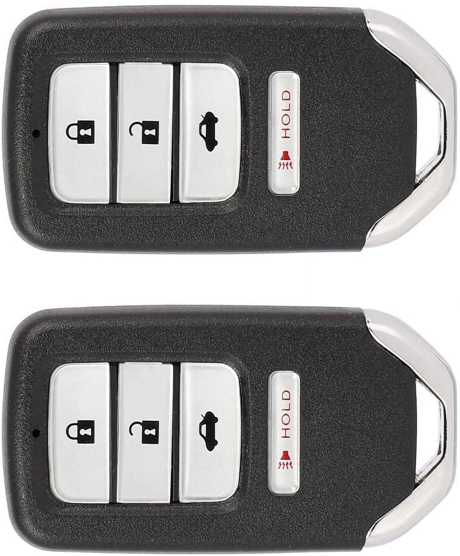 ECCPP Replacement 2 X Remote UNCUT ignition key fob 433 MHZ flip key 4 ...
