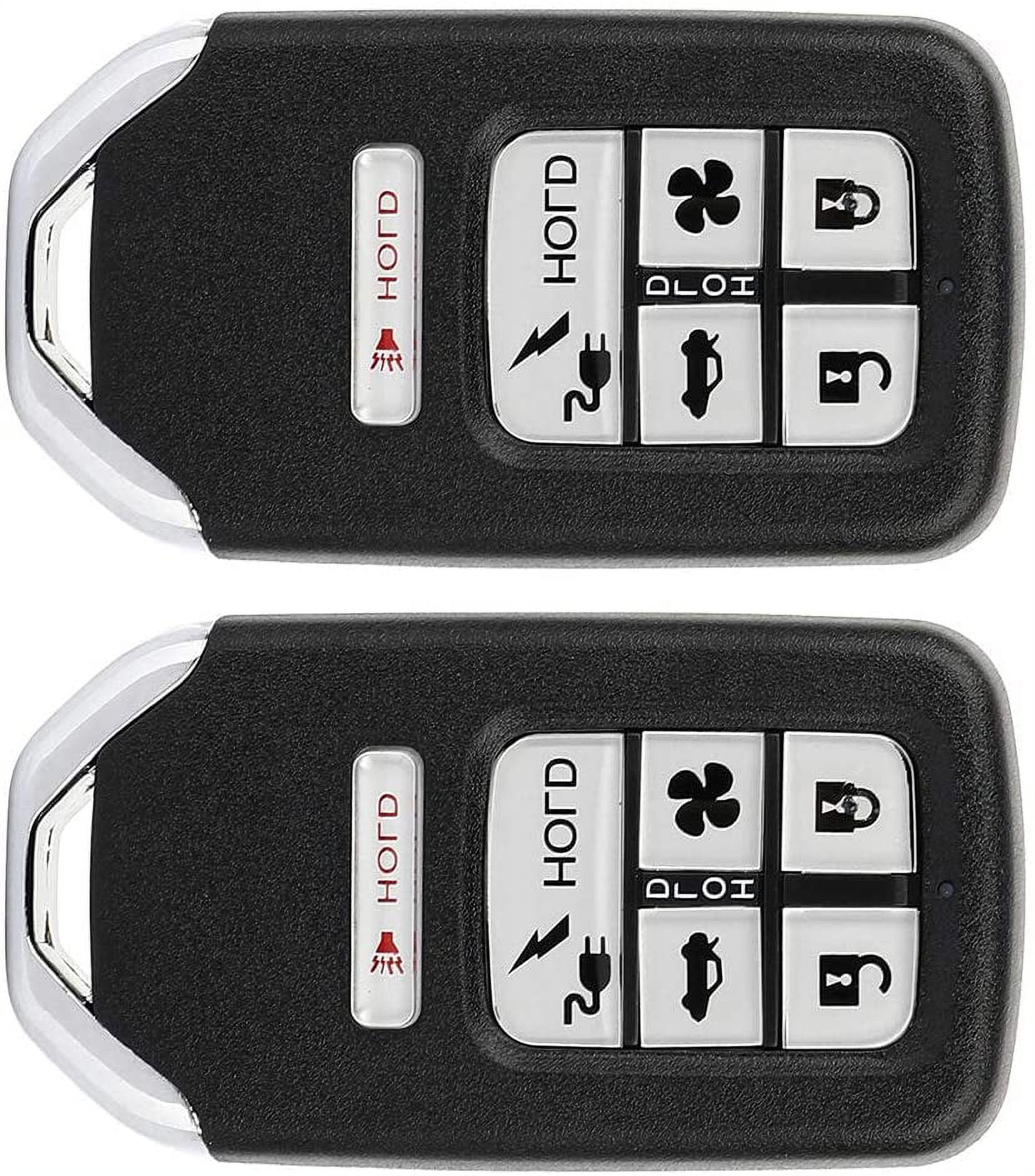 ECCPP Replacement 2 X Remote UNCUT ignition key fob 433 MHZ flip key 6 ...