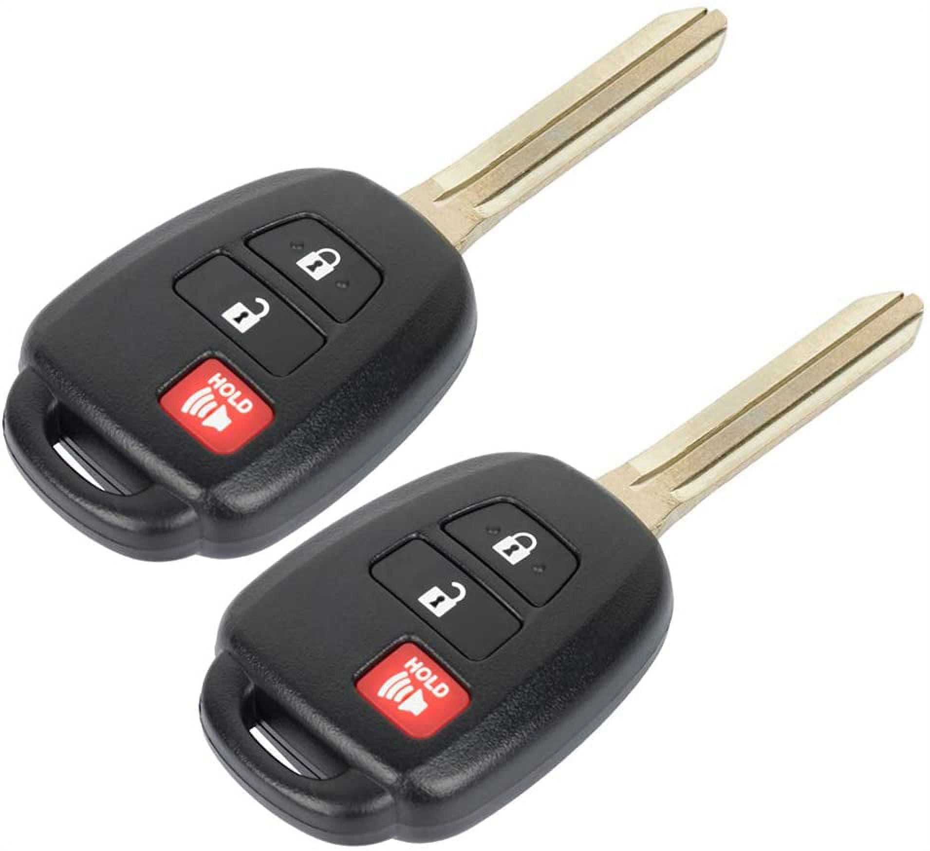 ECCPP Replacement fit for Uncut Keyless Entry Remote Key Fob 2013 2014 ...